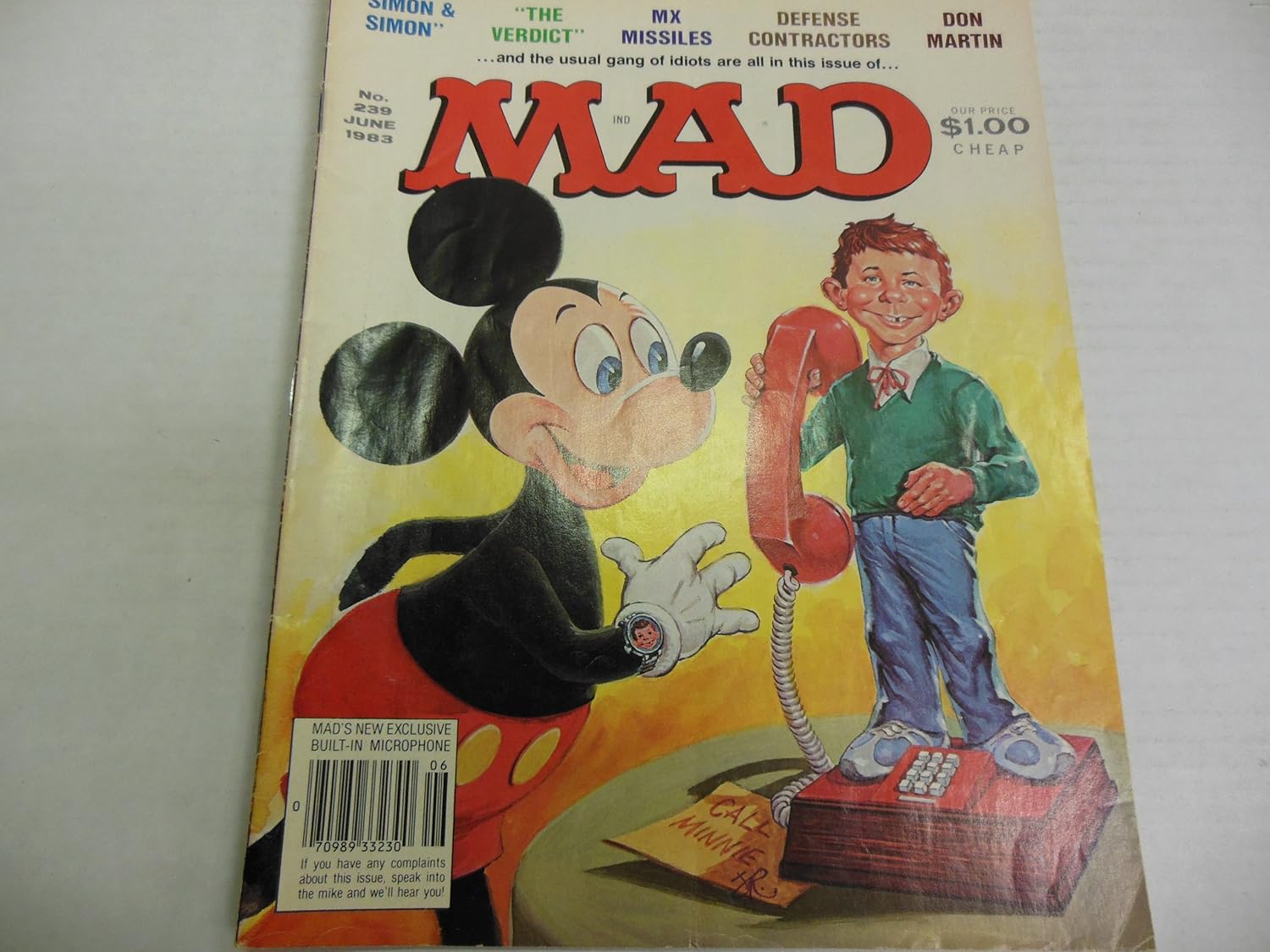 Mad Magazine Mickey Mouse June 1983: MAD Magazine: Amazon.com: Books