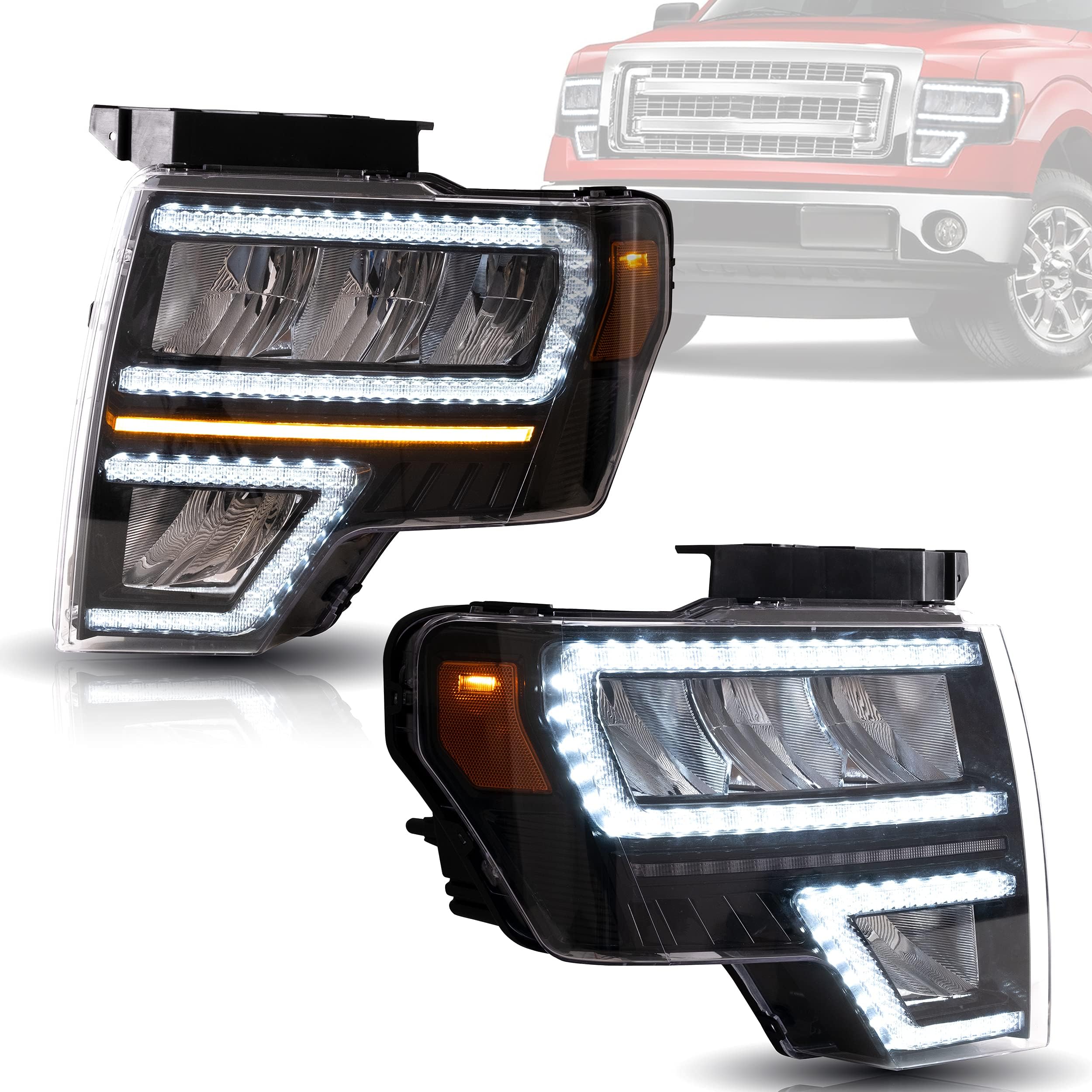 Amazon.com: Morimoto XB LED Headlights fits Ford F-150 2009-2014, Plug ...