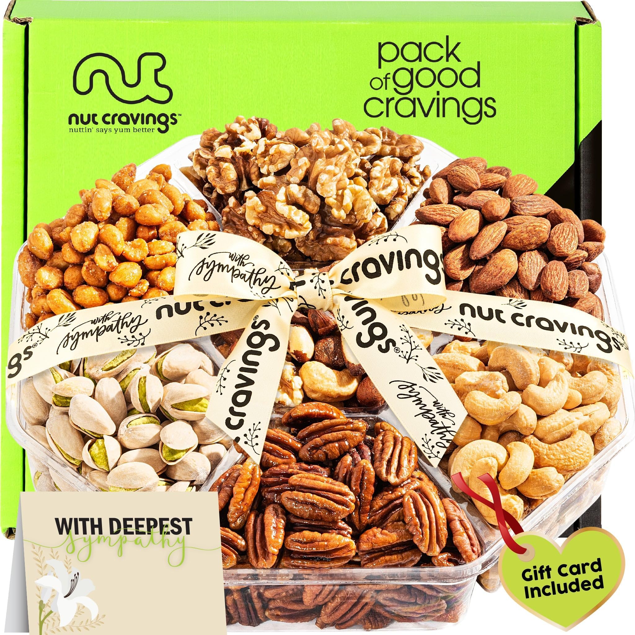 Amazon.com : NUT CRAVINGS Gourmet Collection - Sympathy Condolence ...