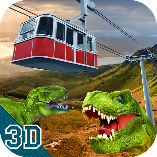 Amazing Dinosaur Park Sky Tram Simulator 3D: Futuristic Transporter in ...