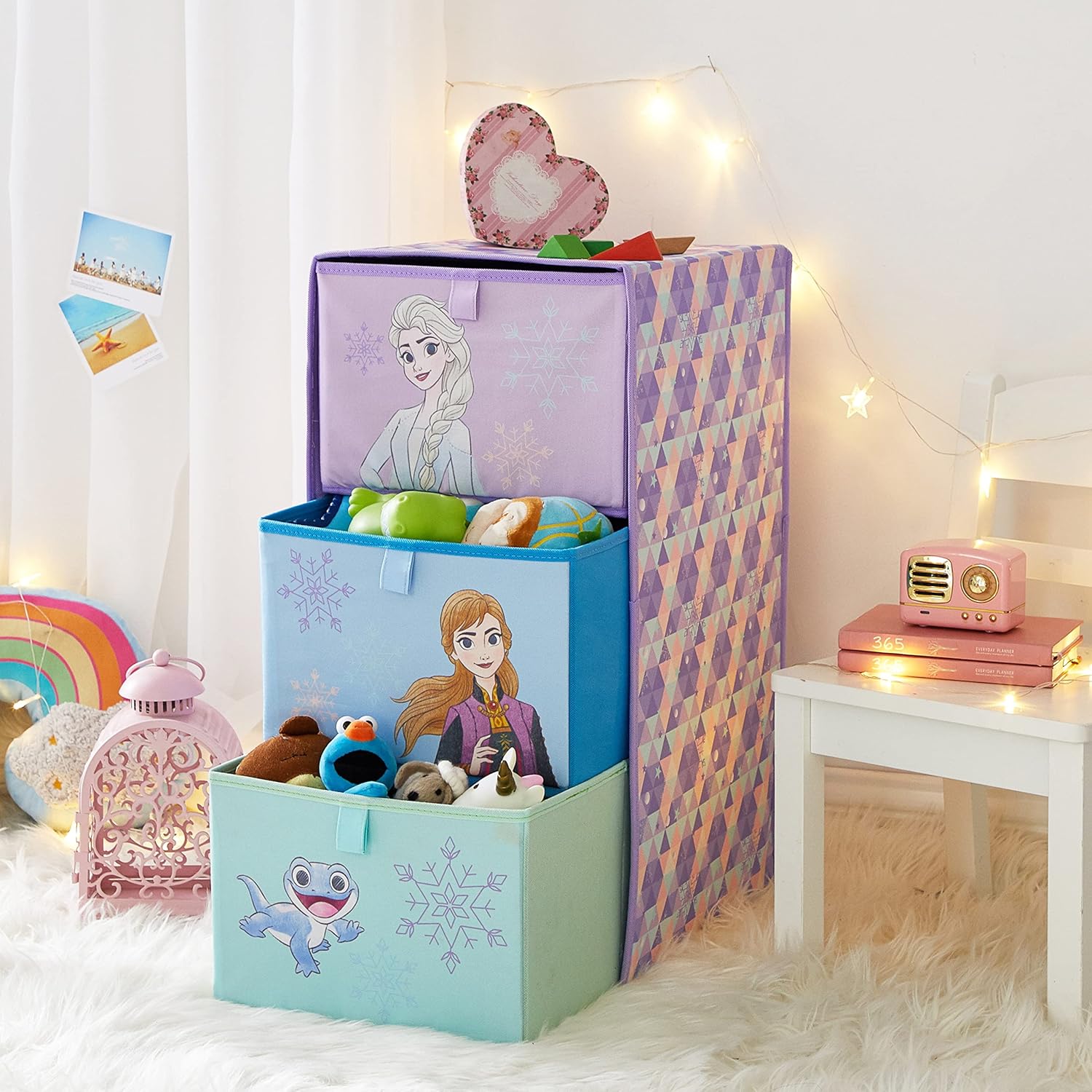 Amazon.com: Idea Nuova Disney Frozen 3 Drawer Soft Storage Unit with ...