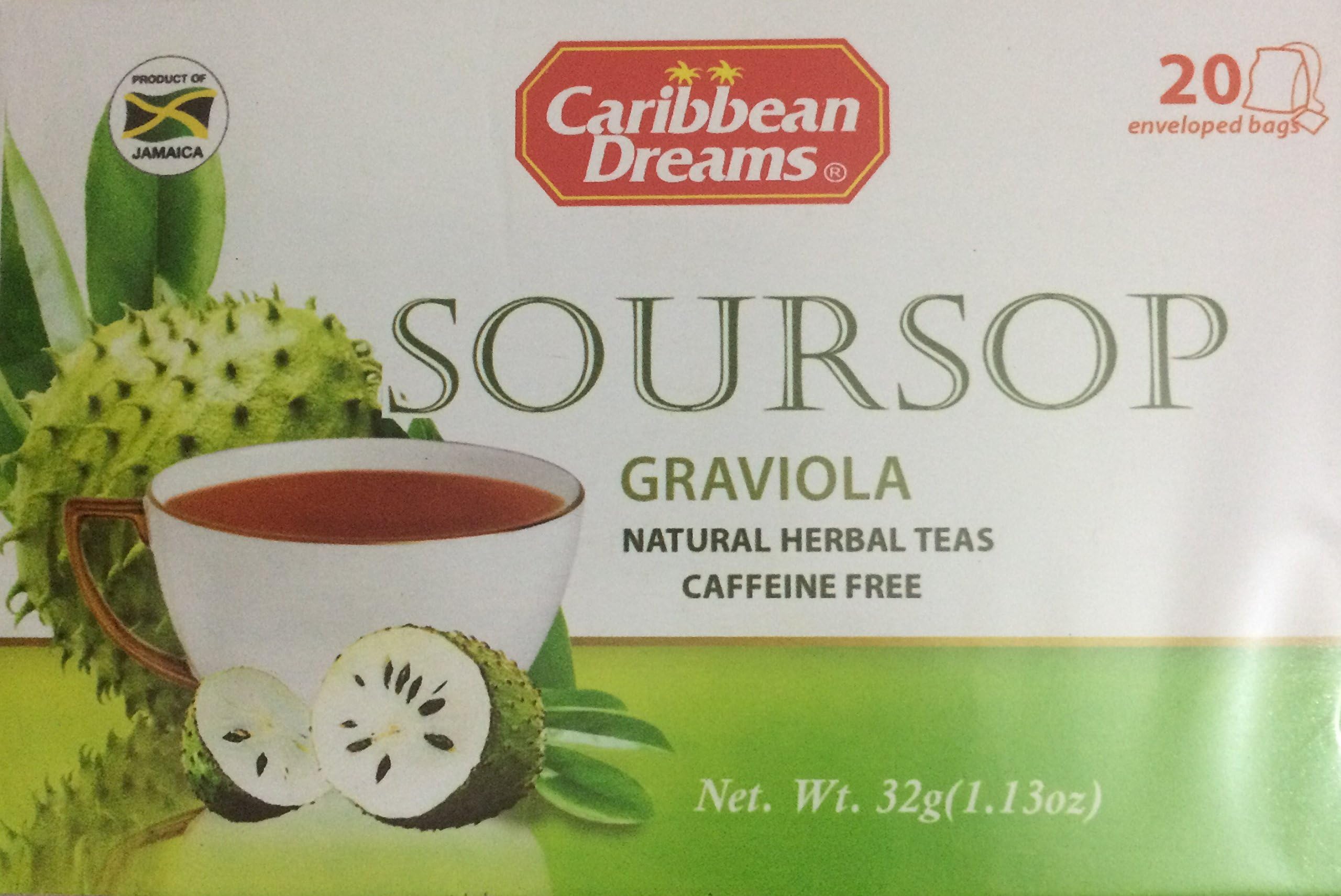 Amazon.com : Caribbean Dreams Soursop ( Graviola) Tea : Grocery ...