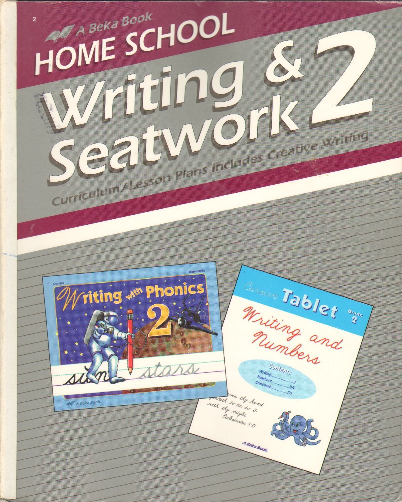 A Beka Abeka Writing & Seatwork 2 Curriculum & lesson Plans Includes ...