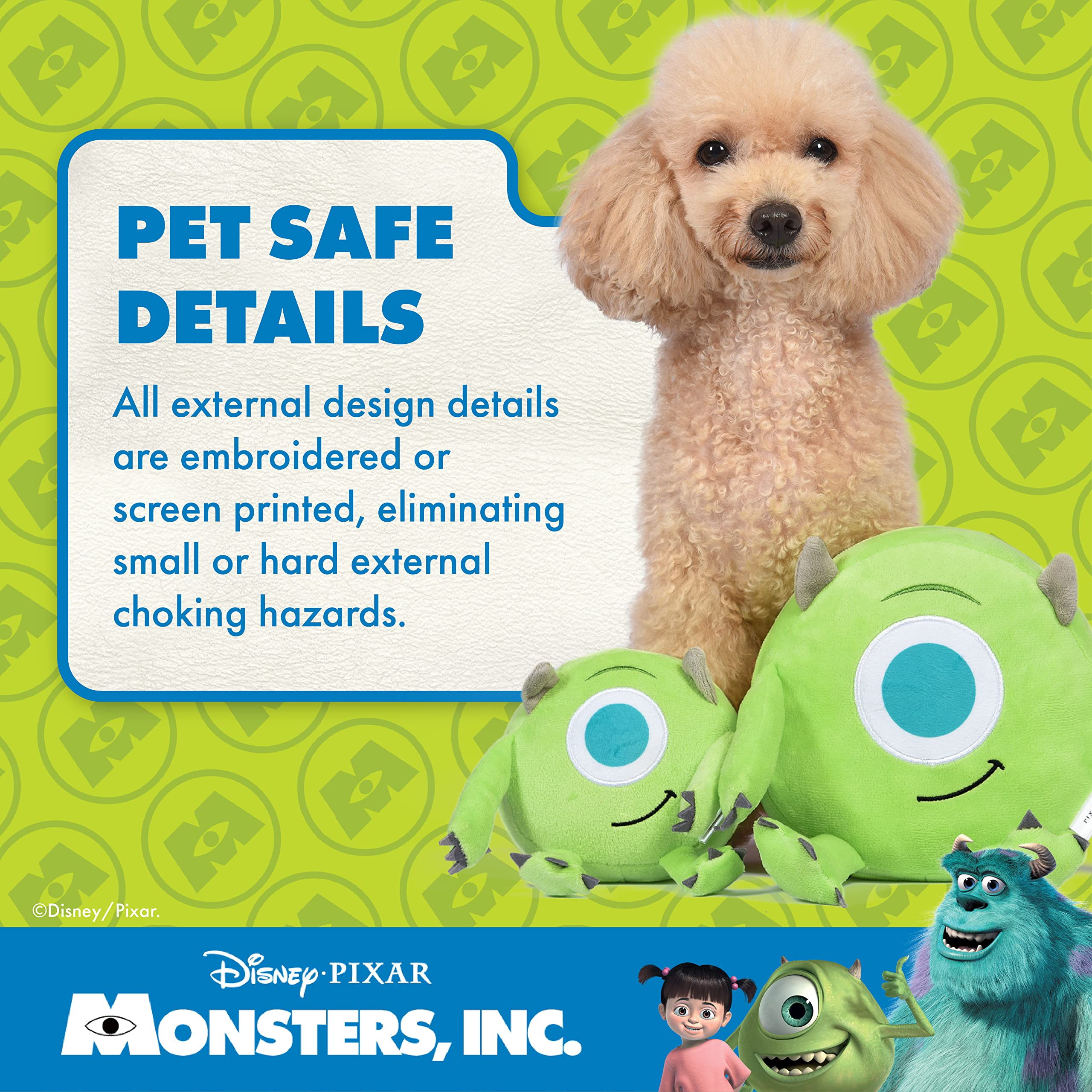 Snapklik.com : Disney For Pets Mike 6 Plush Toy For Dogs Mike Wazowski ...