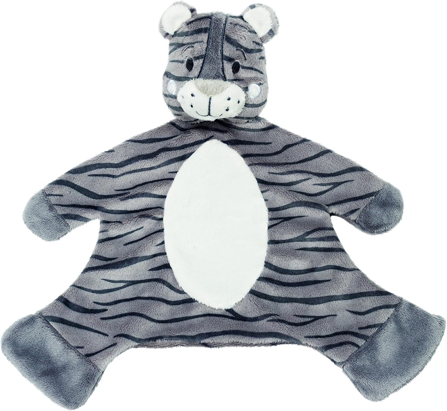 Suki Gifts Cuddle Tots Blankie, Felix Tiger, Grey Off White (10141 ...