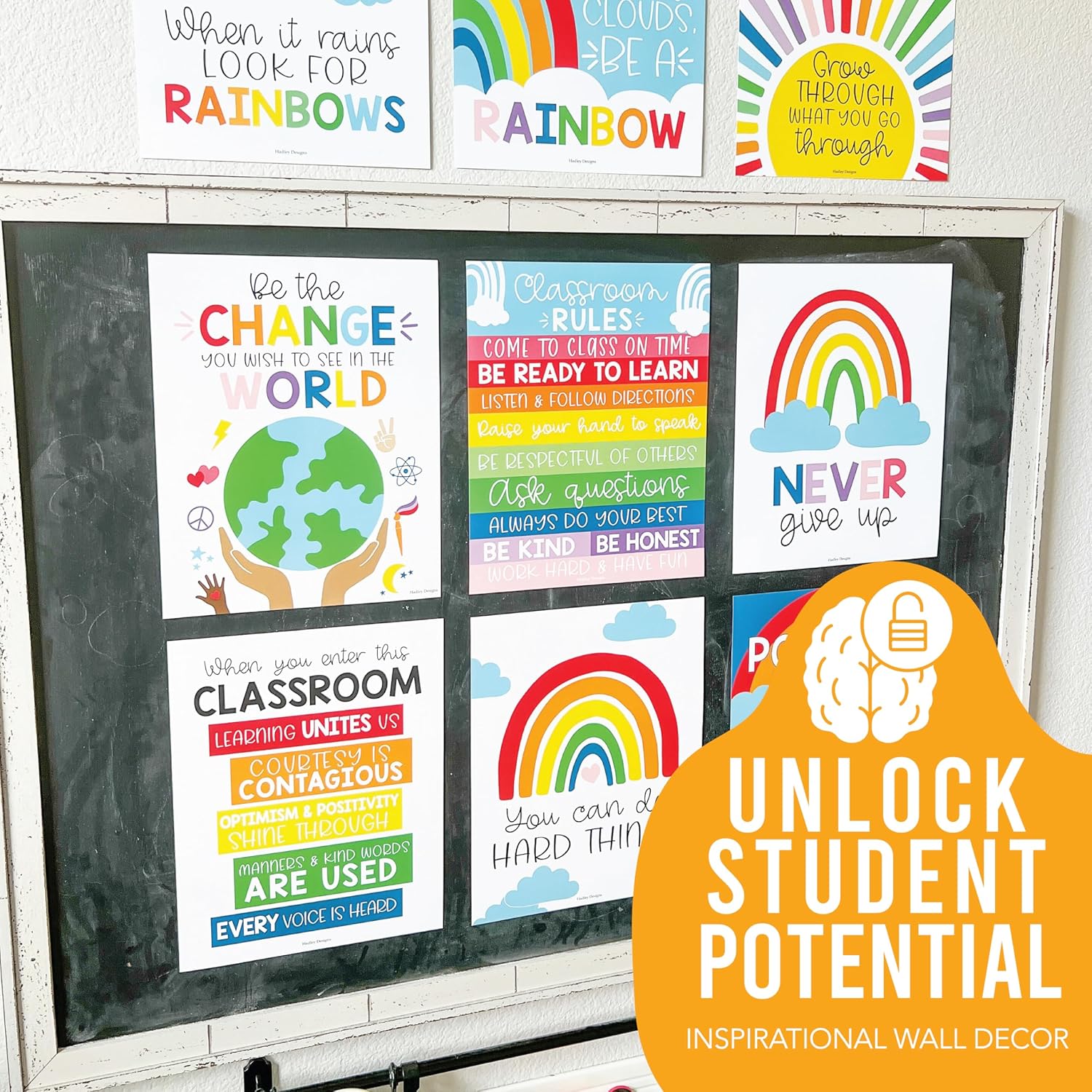 Colorful Classroom Decor Signs for All Grade Levels Nepal | Ubuy