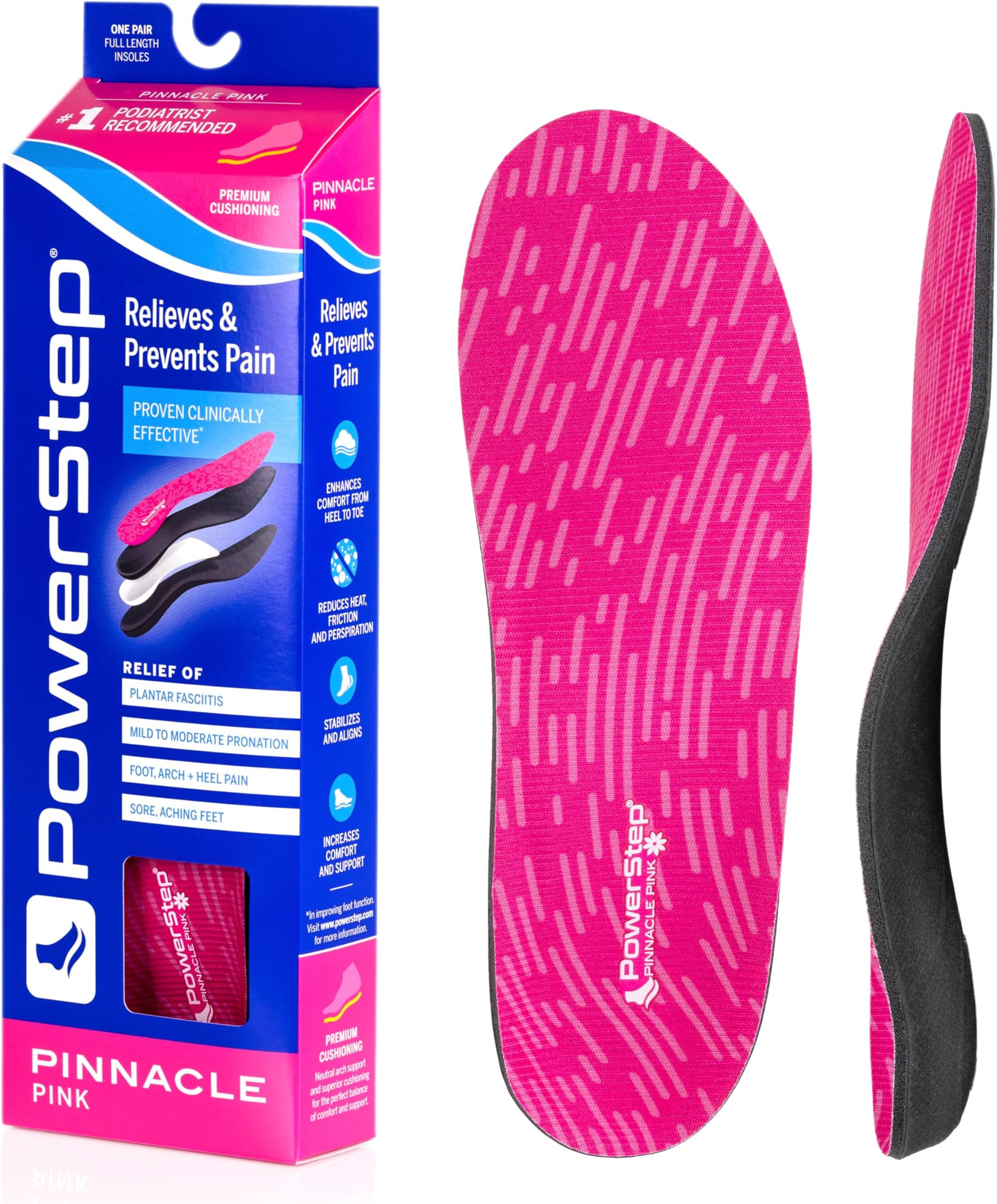 Amazon.com: Powerstep ProTech Full Length Orthotic Insoles - Medical ...
