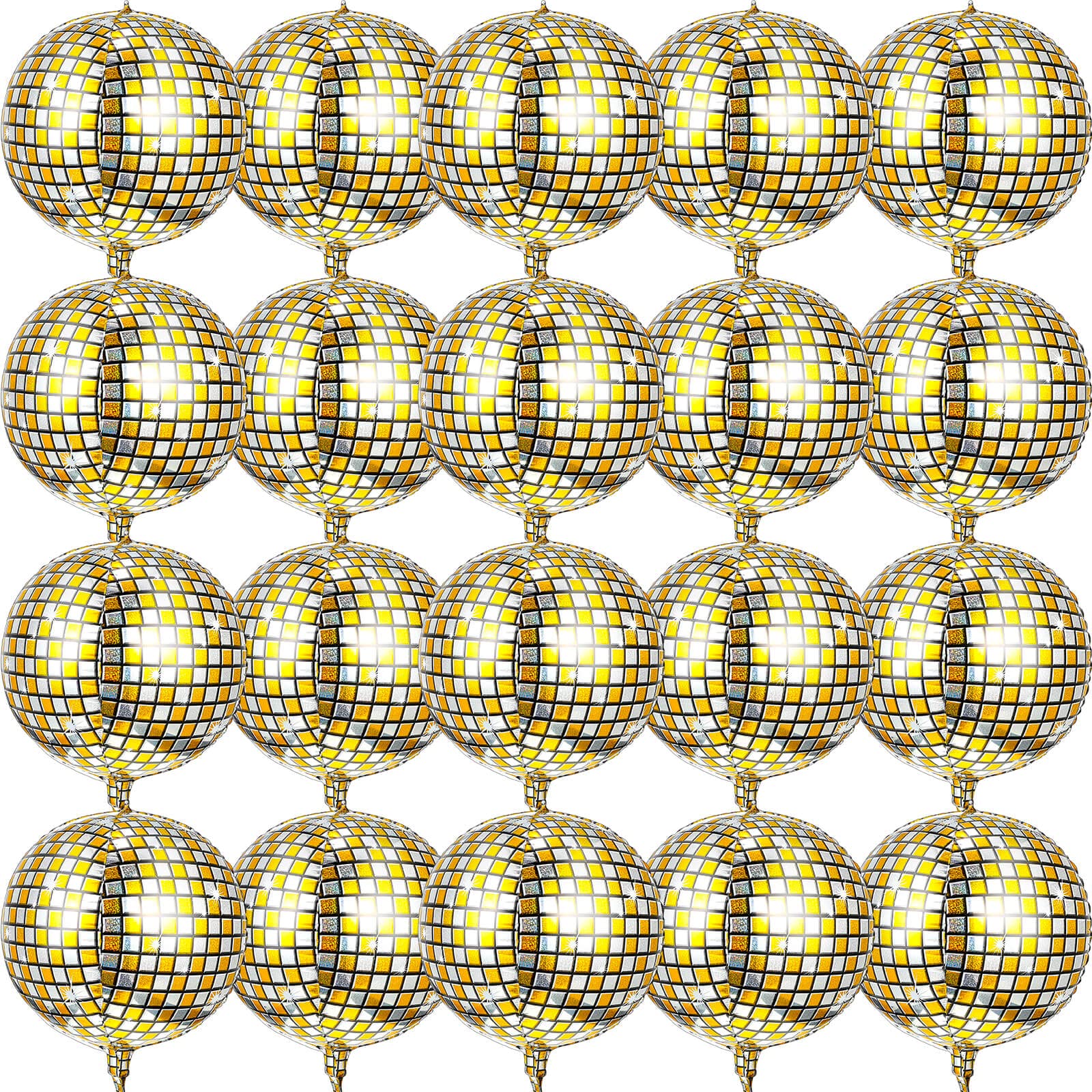 Gold Disco Ball Vector