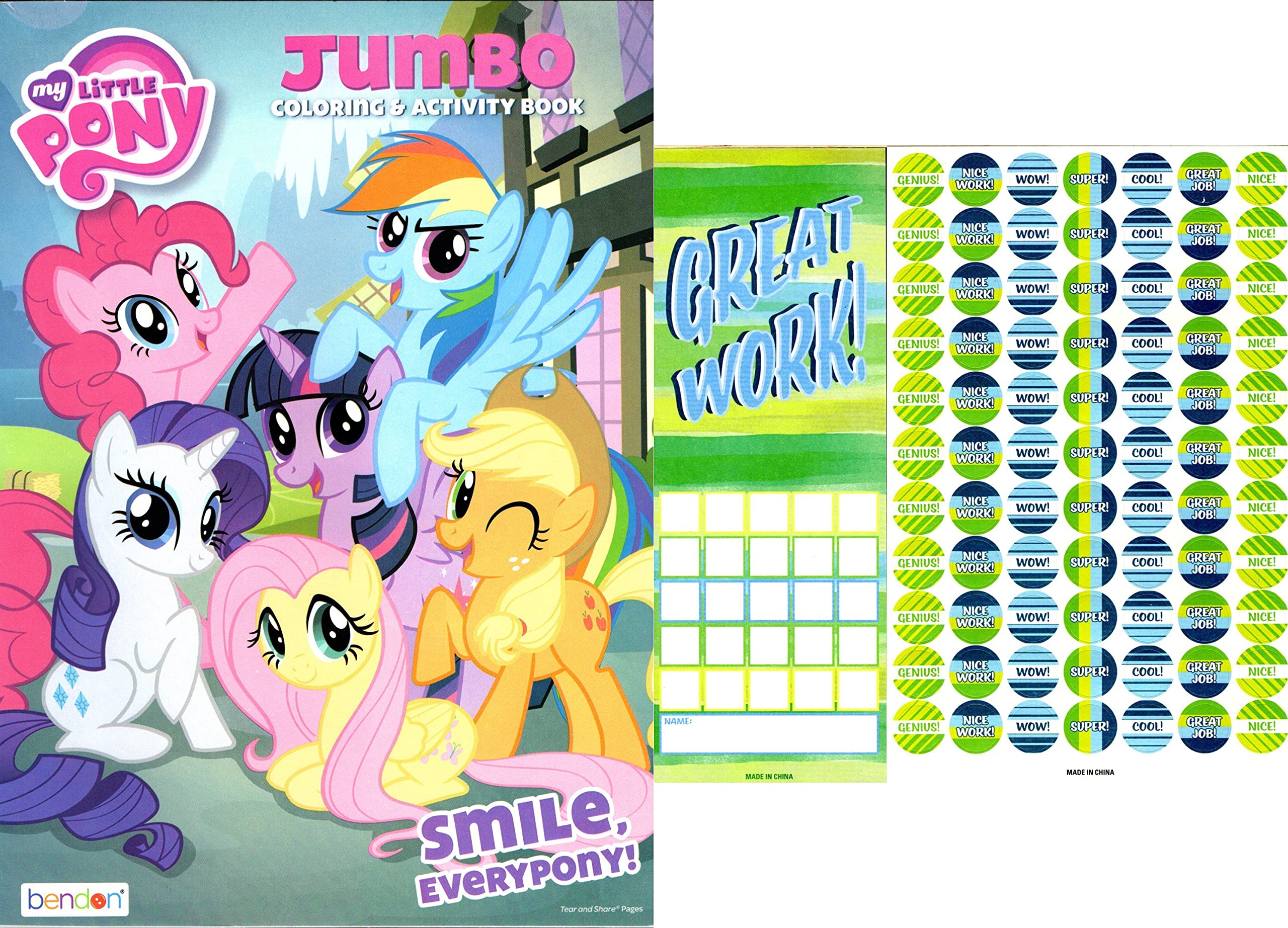 Snapklik.com : My Little Pony - Smile Every Pony - Jumbo Coloring ...