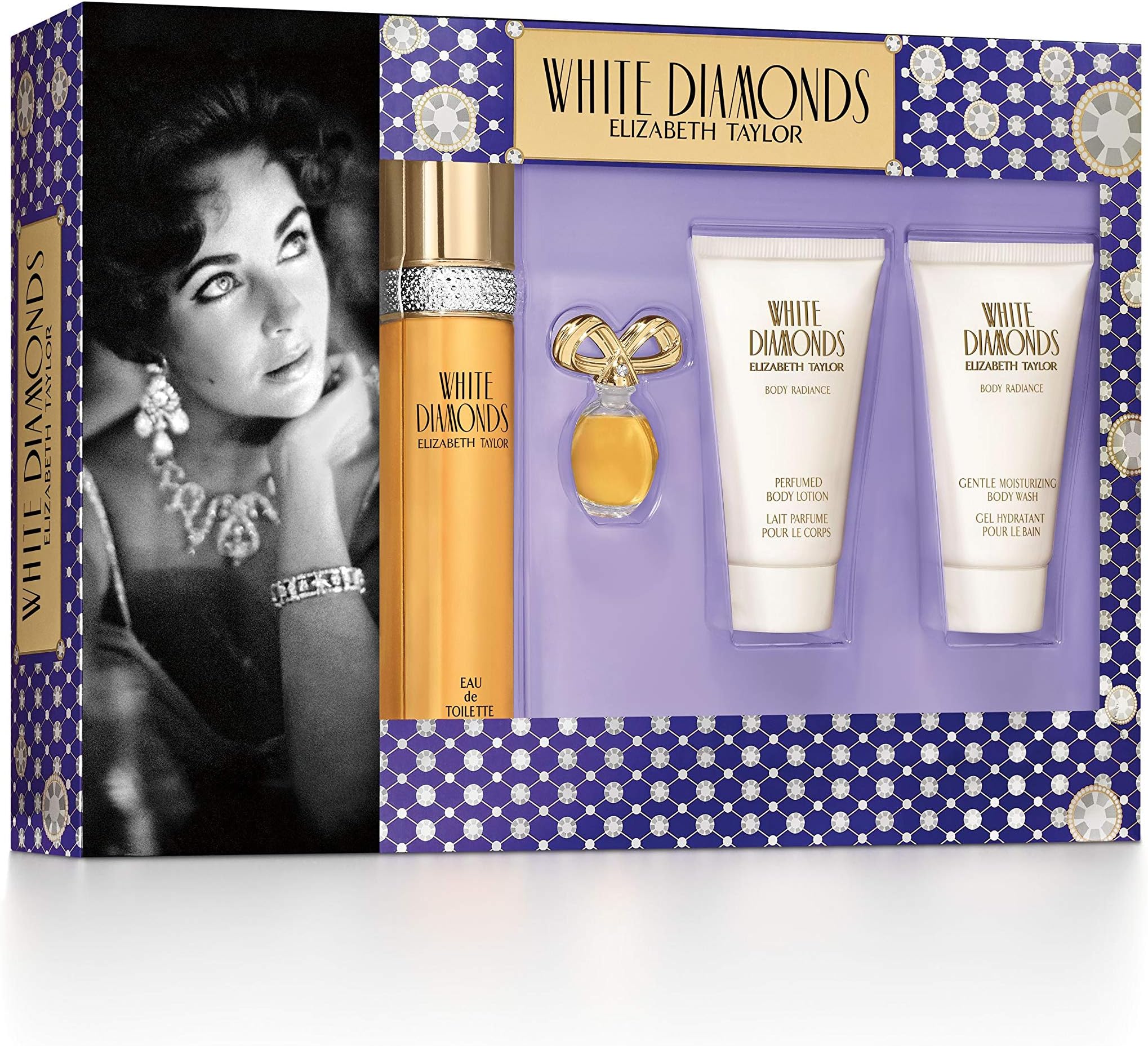 Amazon.com : Elizabeth Taylor White Diamonds Ladies Gift Set With Spray ...