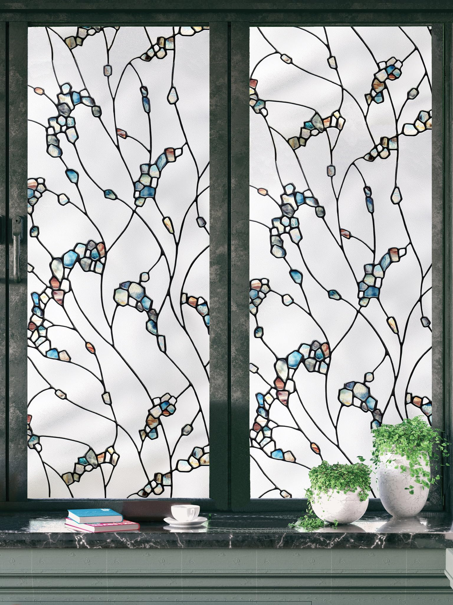 Amazon.com: Artscape Wild Rose Window Film, 24 x 36 inches : Home & Kitchen