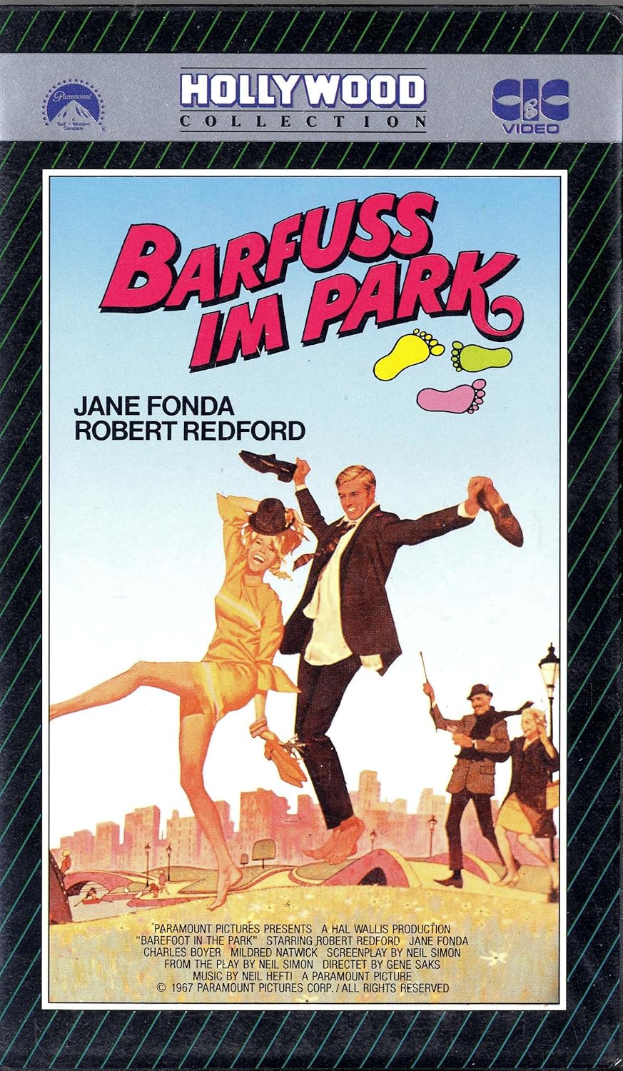 Barfuß im Park [VHS] : Redford, Robert, Fonda, Jane, Boyer, Charles ...