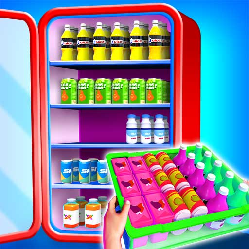 Supermarket Organizer Game - Fill up the fridge, closet & racks in this ...