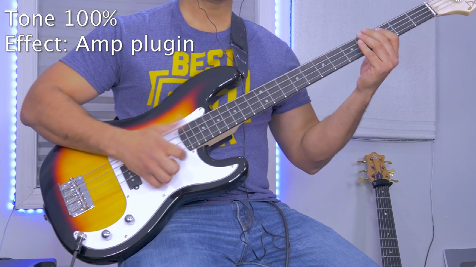 Watch Donner Electric Bass Guitar 4 Strings Full Size Standard Bass on ...