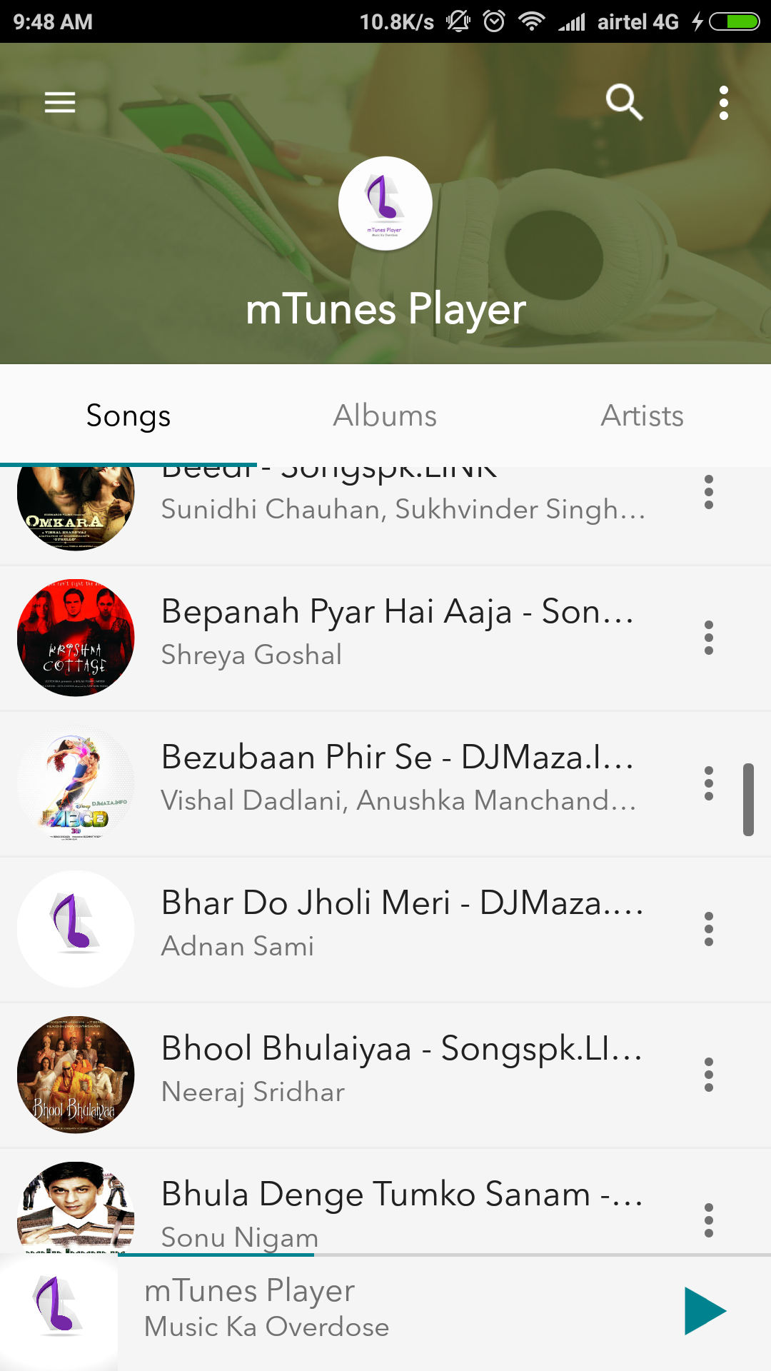 mTunes Player(Beta) - App on Amazon Appstore