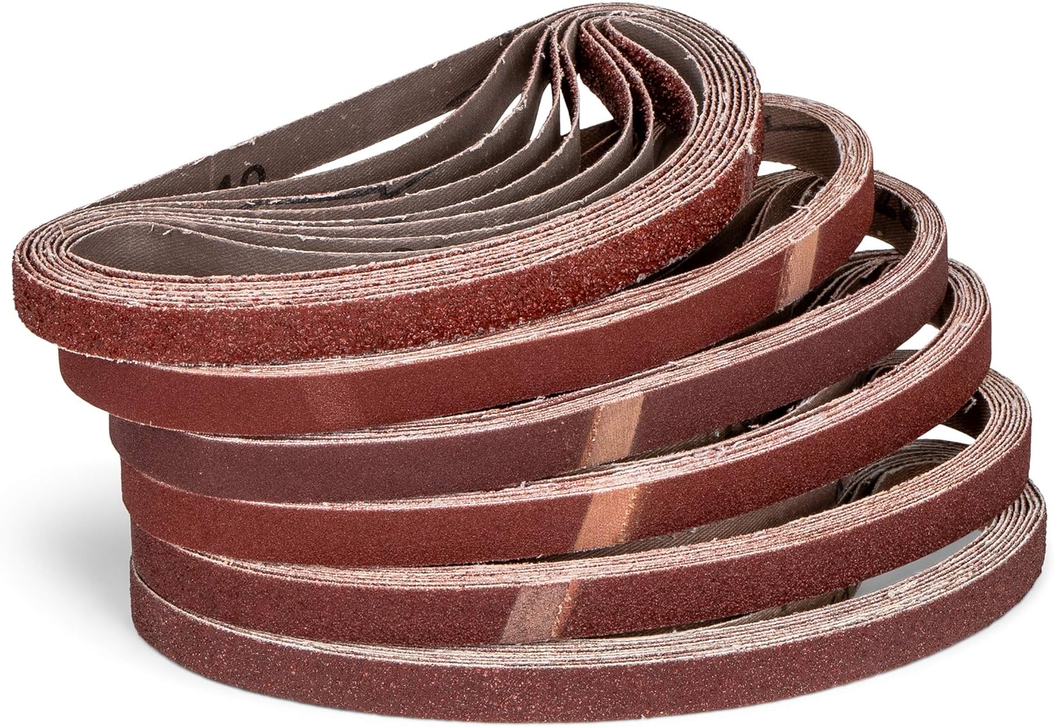 48 Pieces Professional Fabric Sanding Belts 13 X 451 Mm 8 X Grit 40