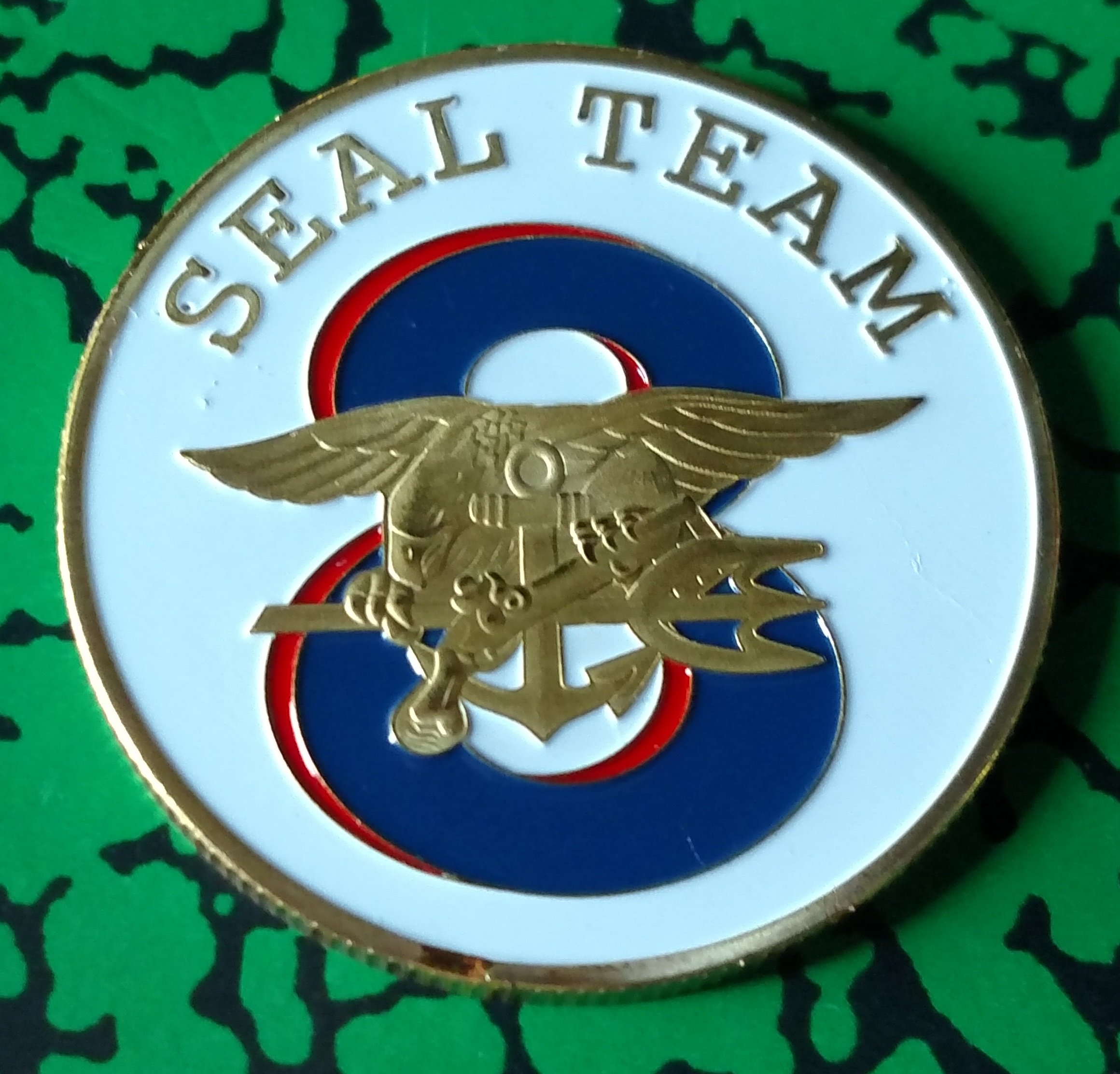 Buy Navy Seal Team Eight Challenge Colorized Art Coin Online at ...