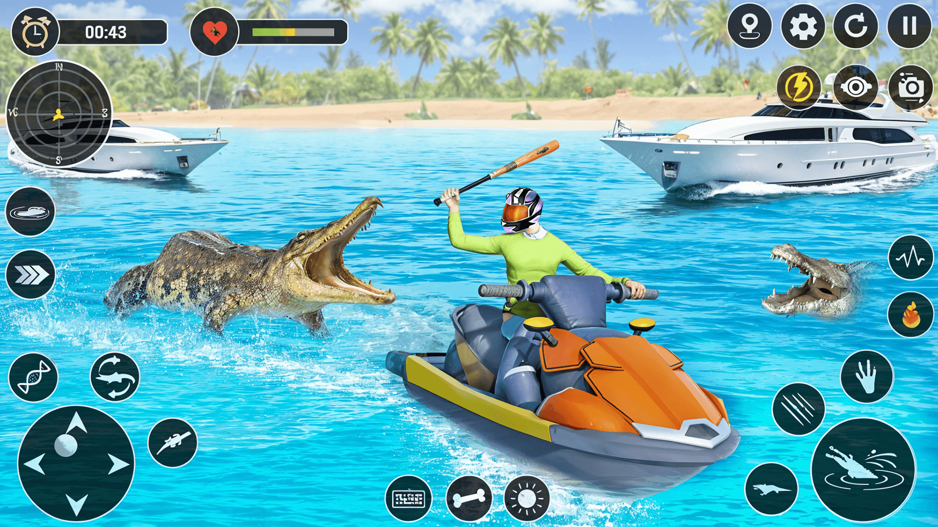 Hungry Crocodile Angry Alligator - Animal Attack Simulator Game 2025 ...