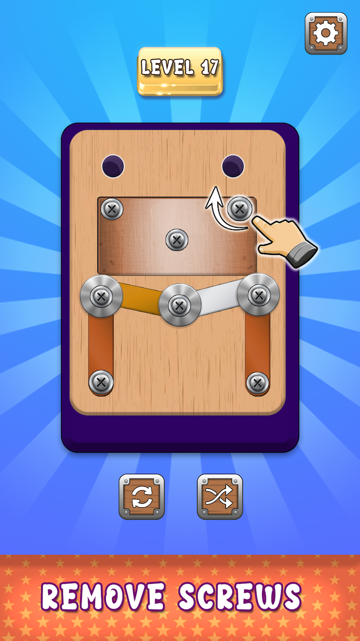 Nuts and Bolts Screw Pin Puzzle | Screw it Woody Puzzle - App on Amazon ...