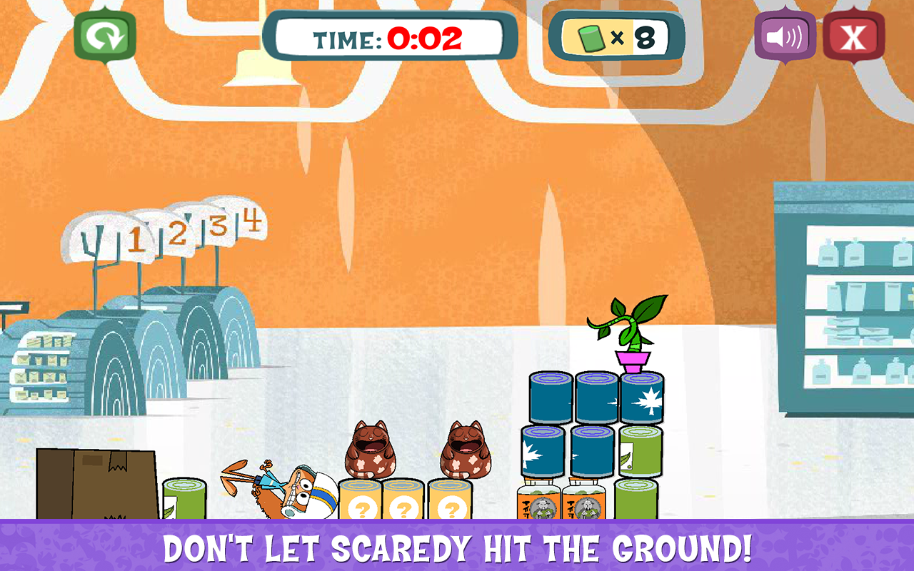 Scaredy Squirrel: Stash N Crash - App on Amazon Appstore