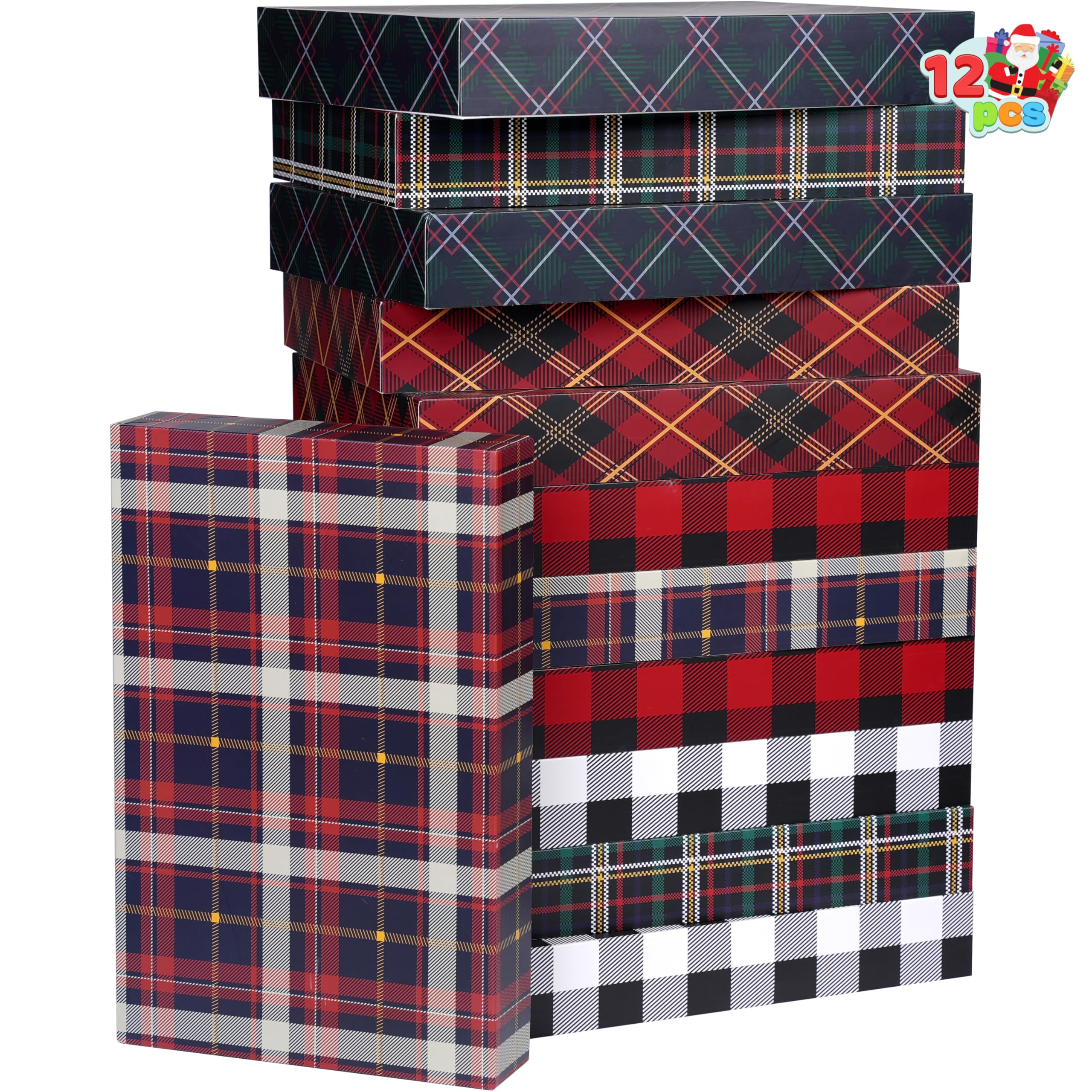 Amazon.com: JOYIN 12 Pcs 17" Christmas Boxes, Large Gift Boxes with ...