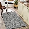 Amazon.com: Collive Washable Area Rug 3' x 5', Modern Woven Kitchen ...