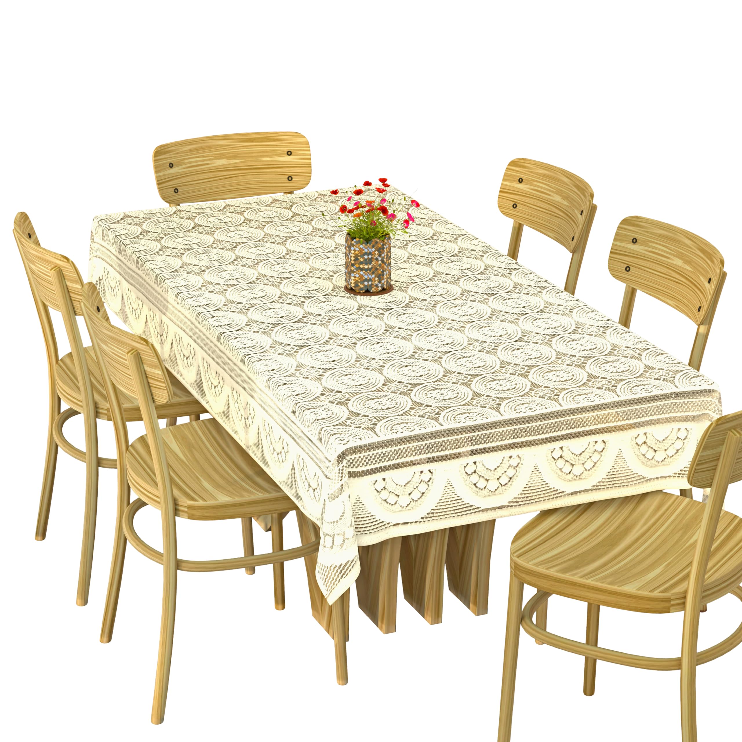 Buy Kuber Industries Dining Table Cover 6 Seater|Table Cloth|Table ...