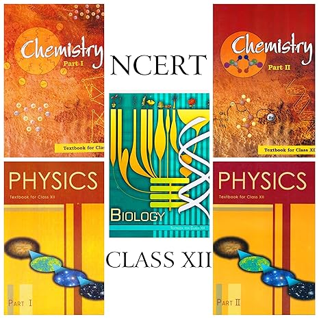 NCERT Textbooks Class 12th Physics Part 1 & 2 | Chemistry Part 1 & 2 ...