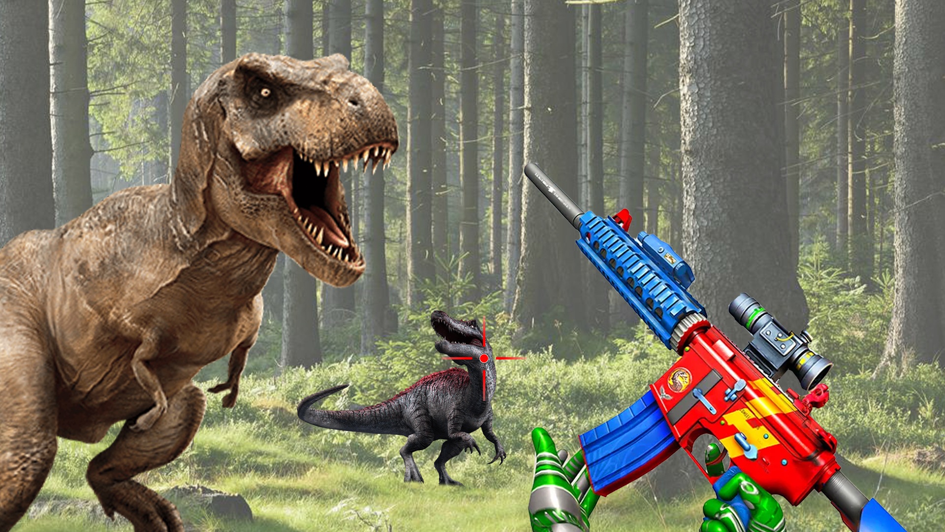 Real Dino FPS Hunting Game 3d wild dinosaur hunter simulator - App on ...