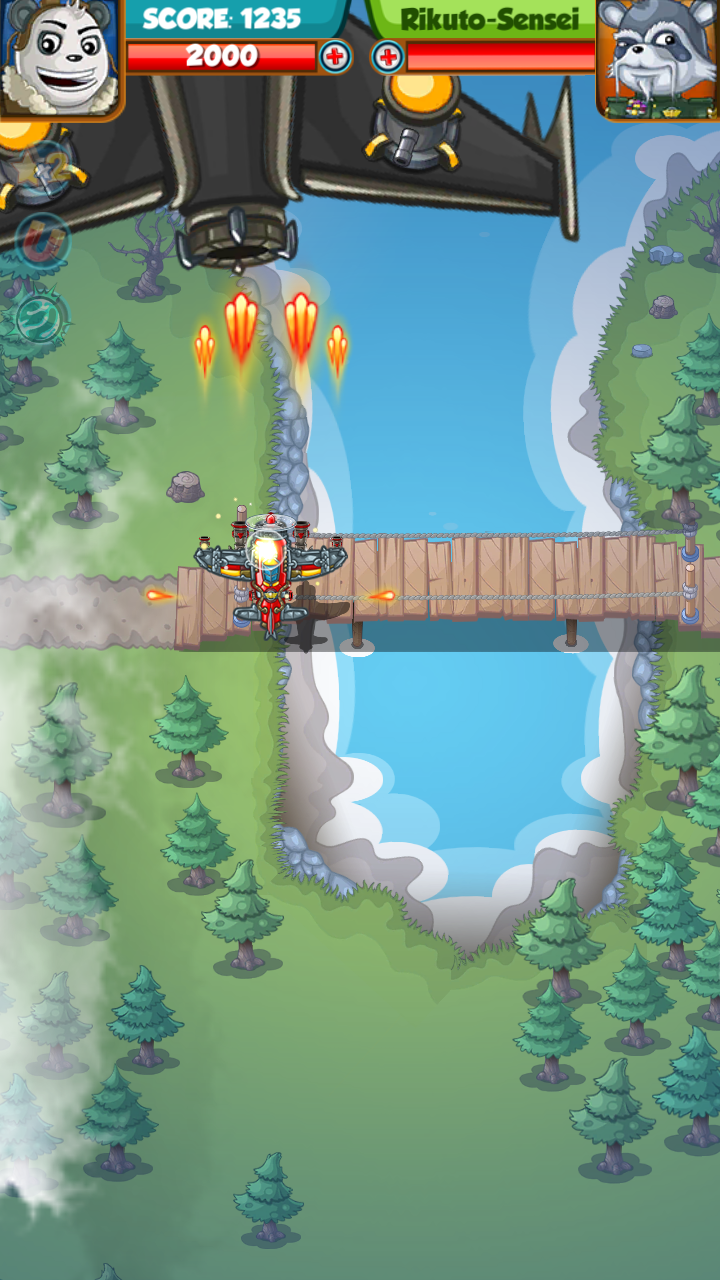 Airstrikes 2D Skier Plane Shooter: Fly Shootem Up - Application sur ...