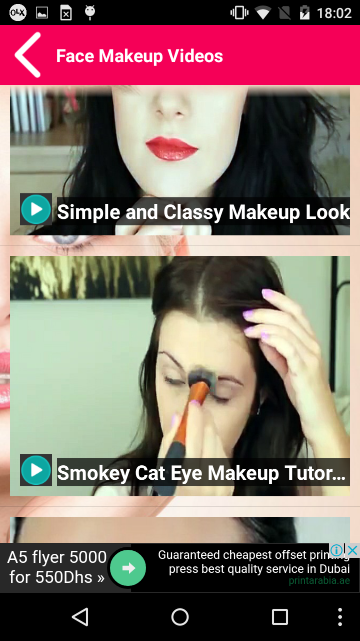 Face Makeup Videos - App on Amazon Appstore