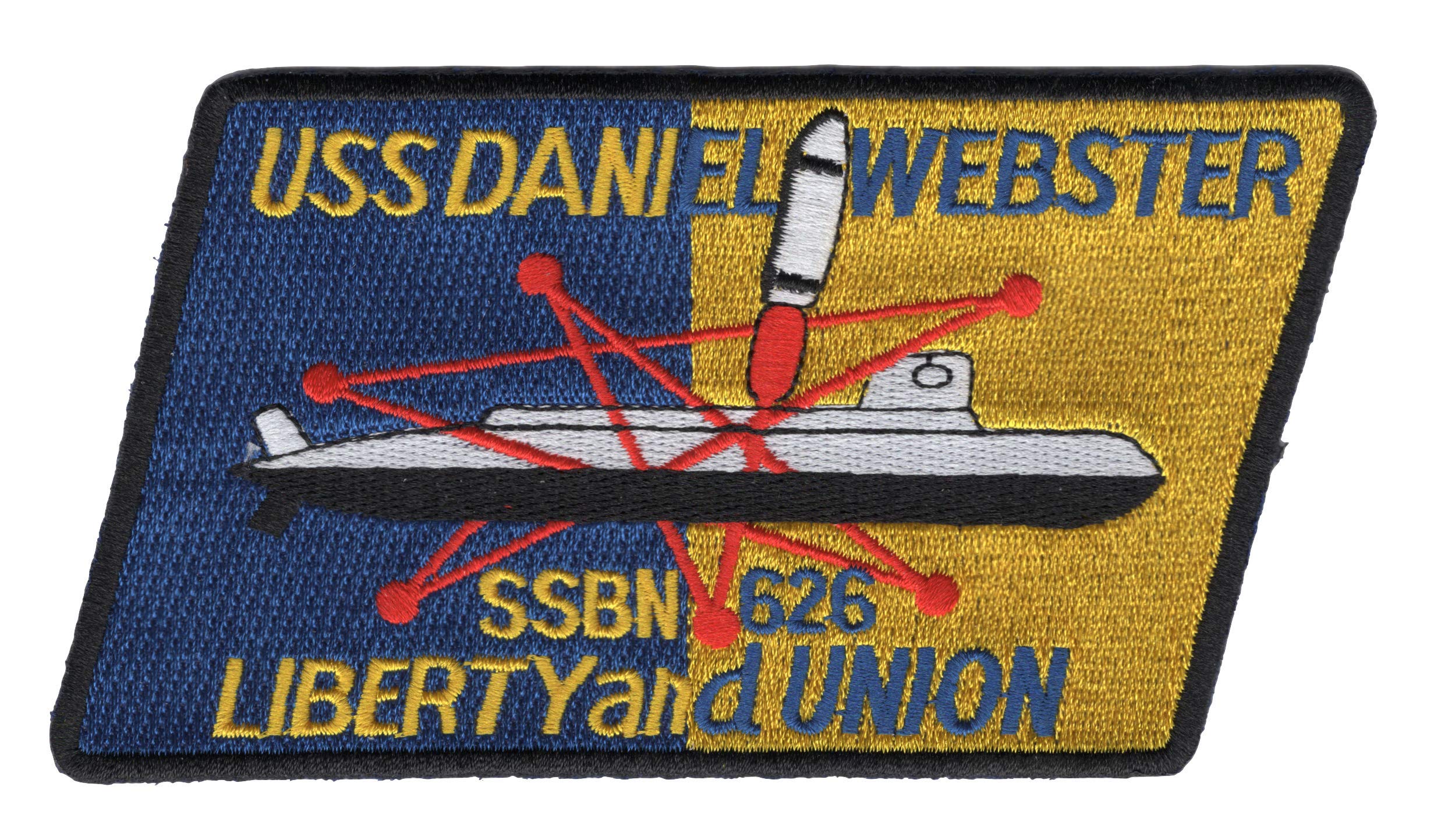 Amazon.com: SSBN-626 USS Daniel Webster Patch : Clothing, Shoes & Jewelry