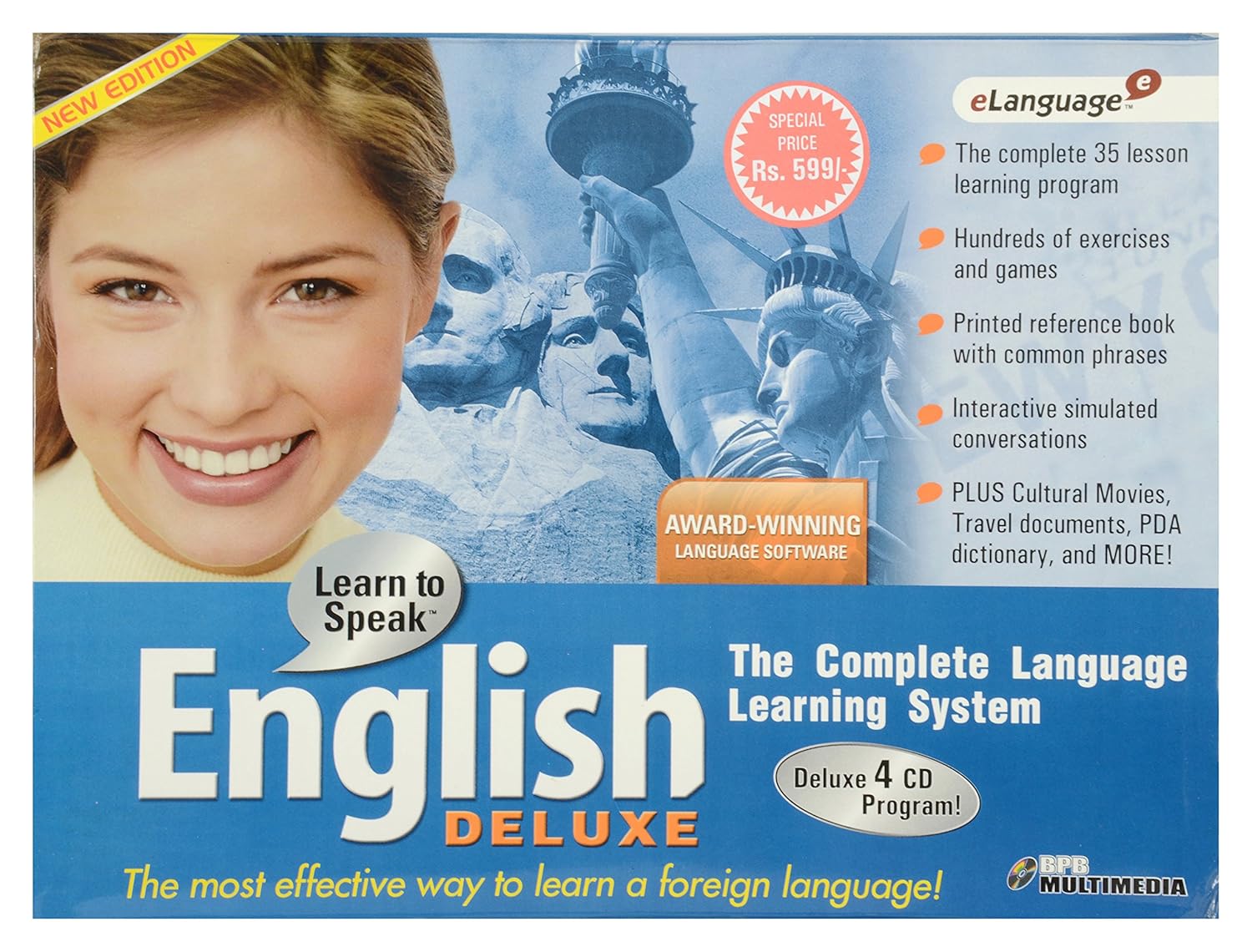 Learn to Speak English Deluxe E-language- CD-ROM : Amazon.in: Software