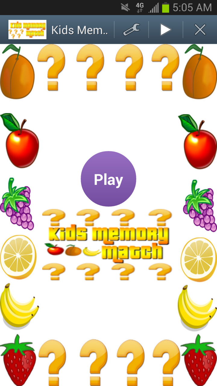 Kids Memory Match - App on Amazon Appstore