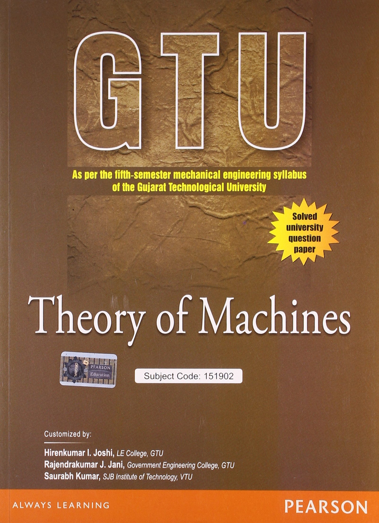 Amazon.in: Buy GTU Theory of Machines (Young Scientists Series) Book ...