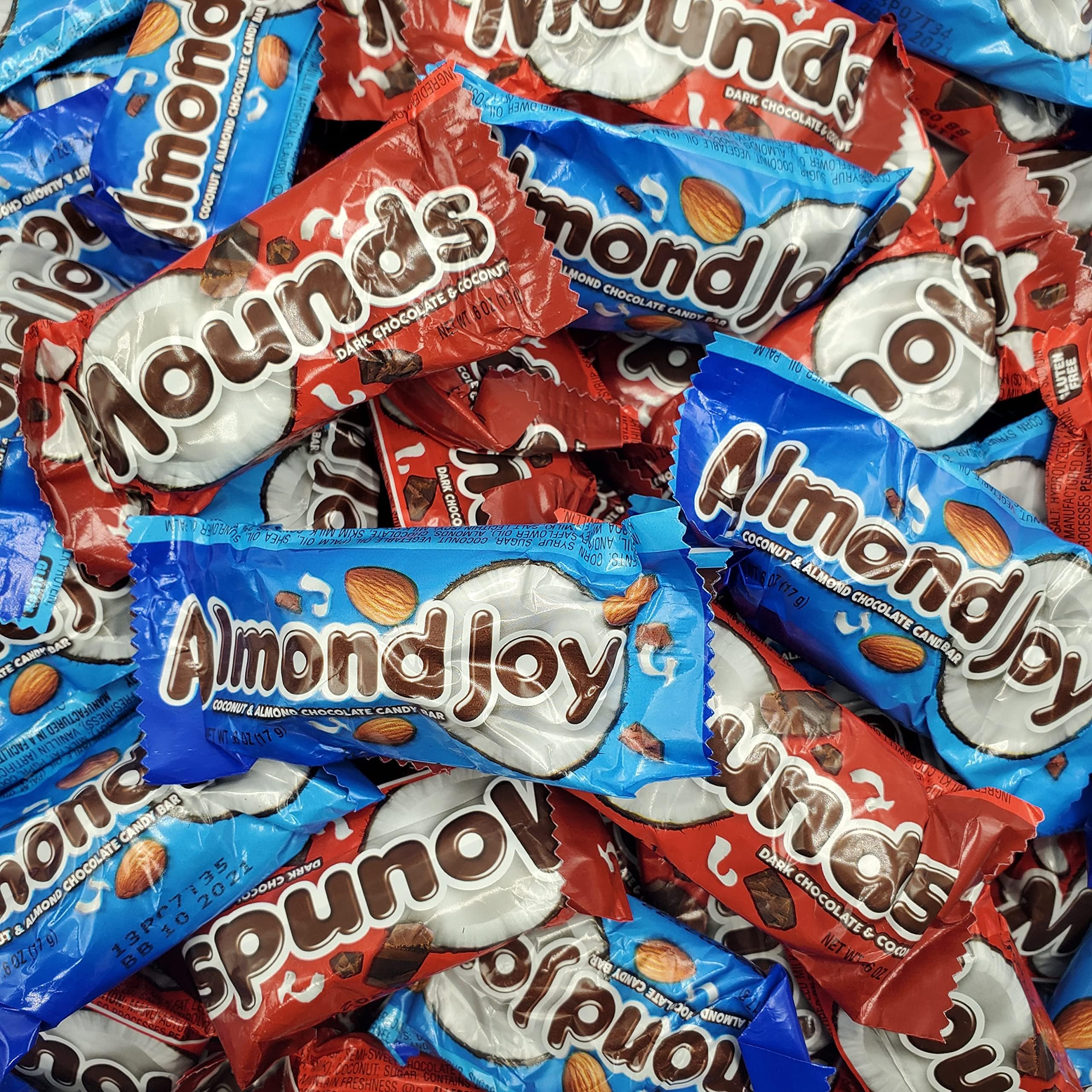 Amazon.com : Almond Joy Bars, Milk Chocolate Coconut Filled Snack Size ...