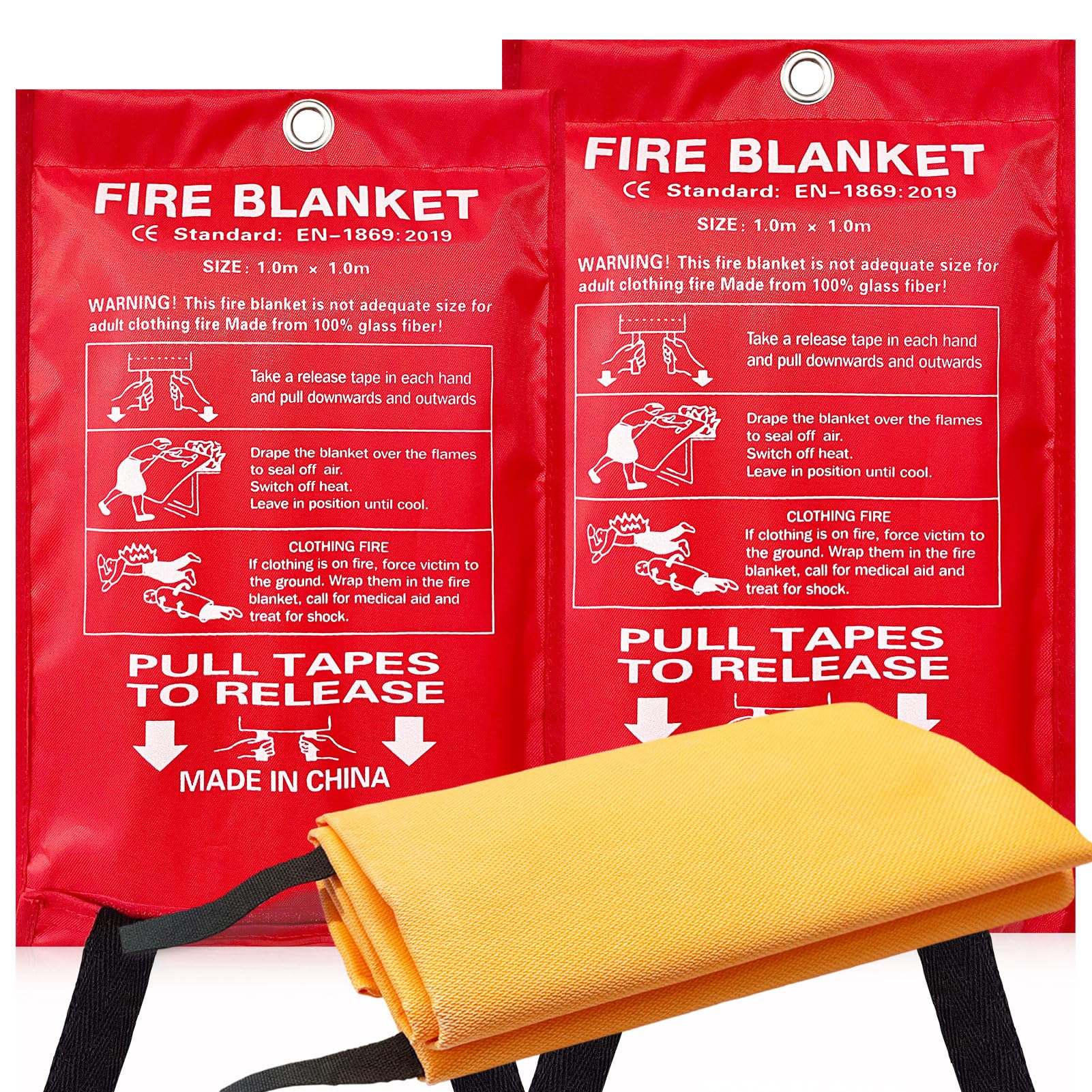 Amazon.com: ifory Emergency Fire Blanket for Home & Kitchen, 40” x 40 ...