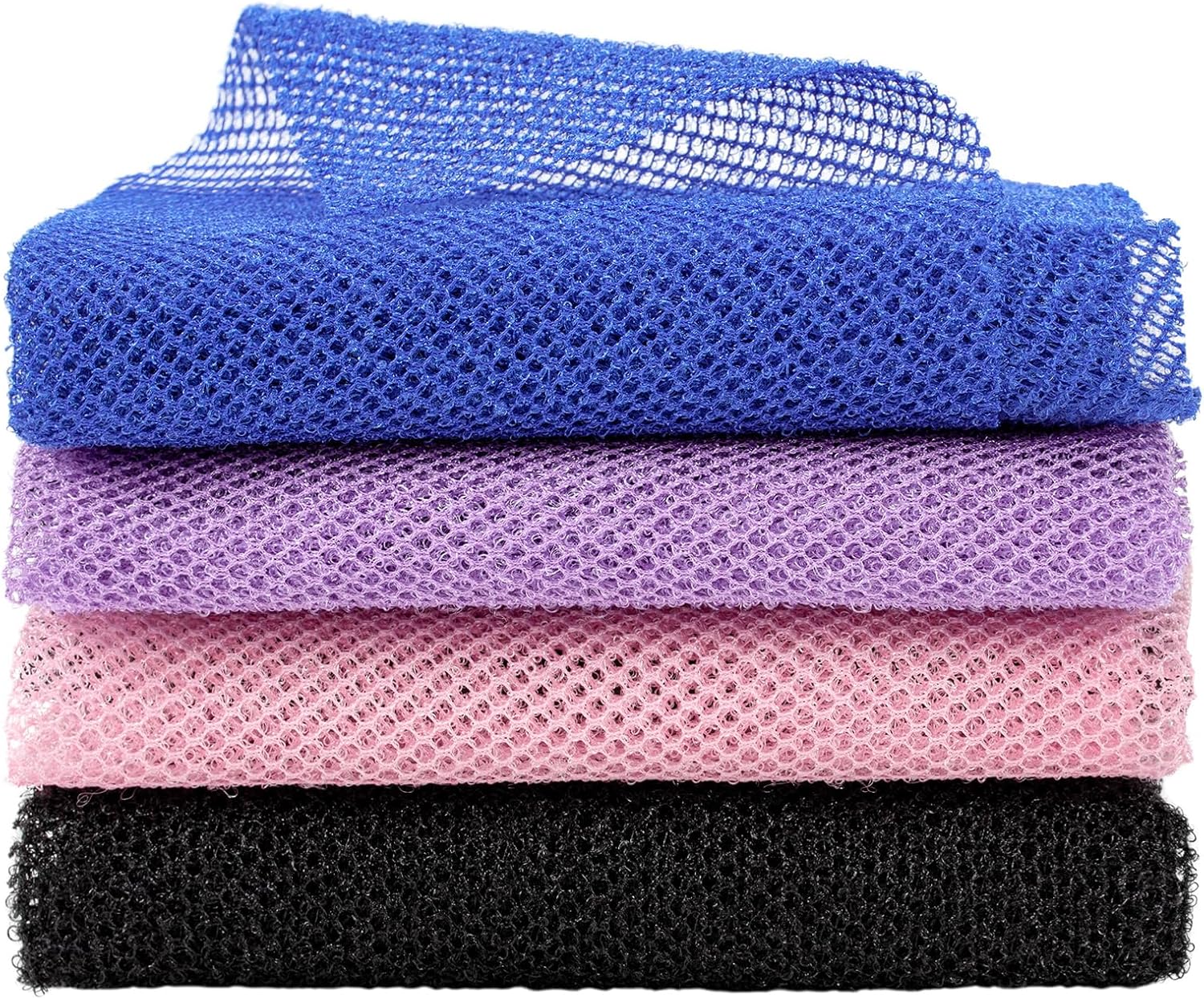 4 Pcs African Net Sponge, African Exfoliating Net Cloth, 31.5 Inch ...