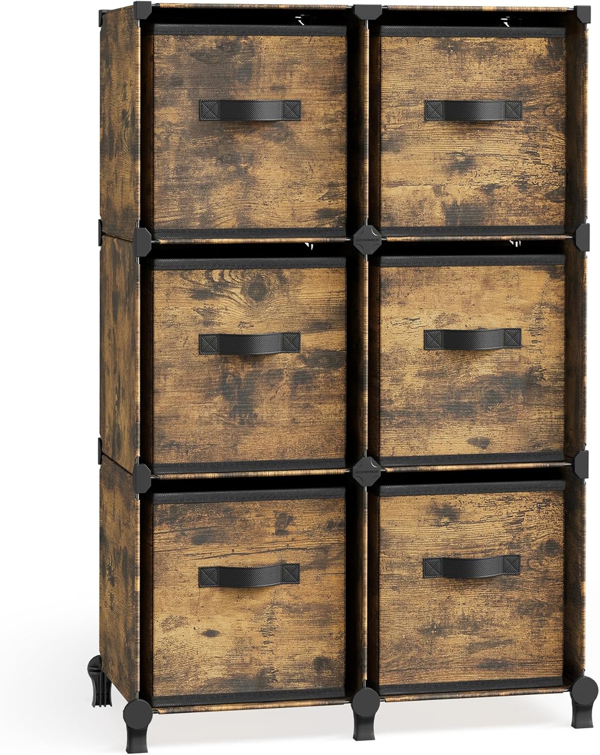 Amazon.com: SONGMICS Cube Storage Organizer with Storage Boxes, Set of ...