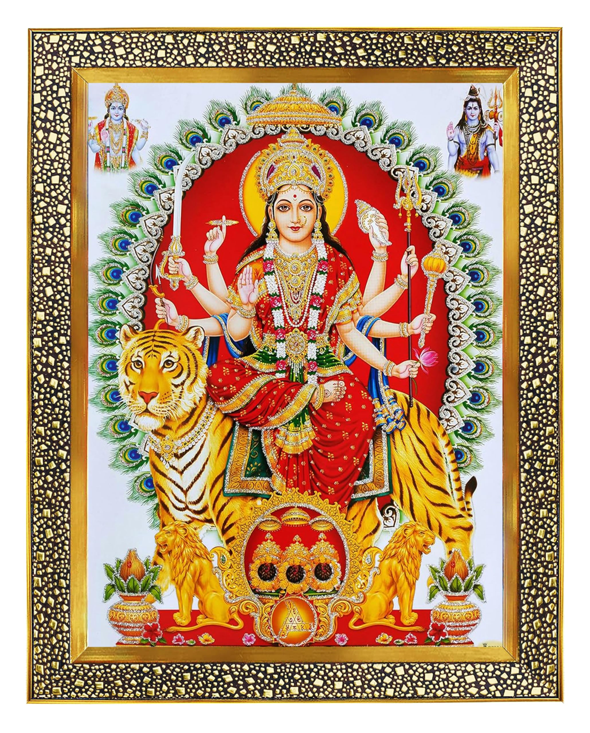 Buy KHANNA Durga maa/ambe/sherawali on Tiger/MATA vaishno Devi pindi ...