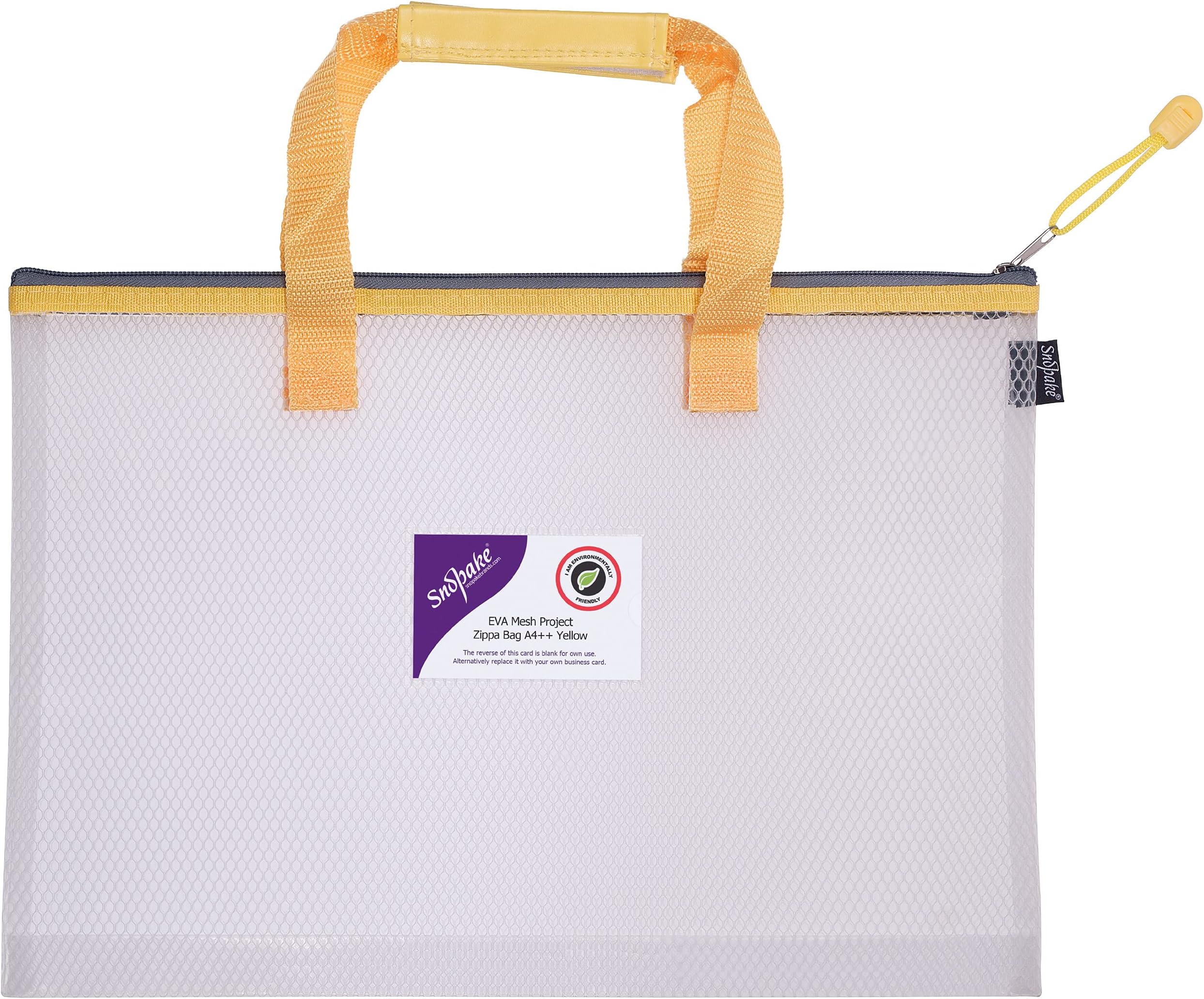 Snopake A4++ High Capacity EVA Mesh Project/Book Bag [Pack of 1] Heavy ...