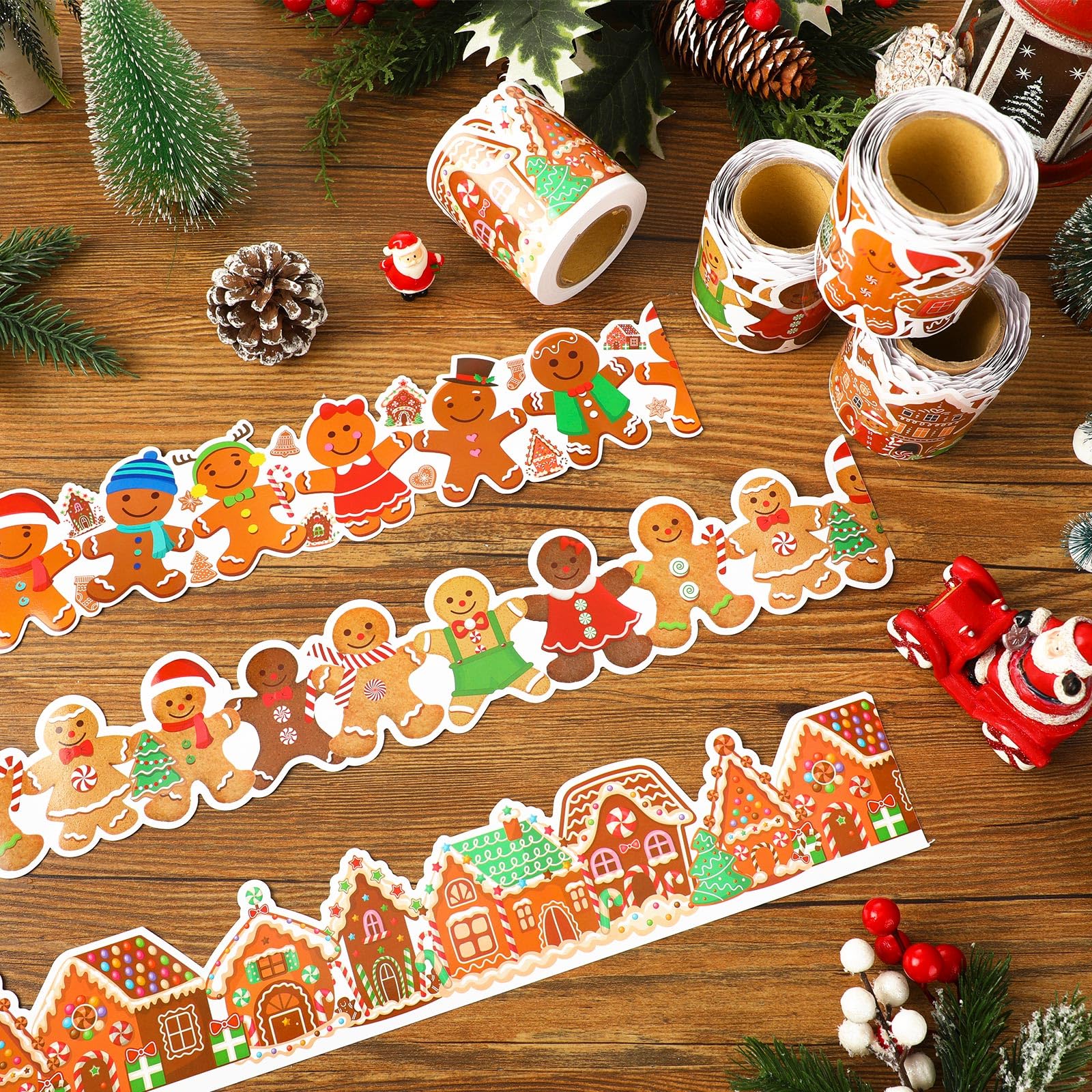 Snapklik.com : 6 Pcs 197 Ft Christmas Bulletin Board Borders ...