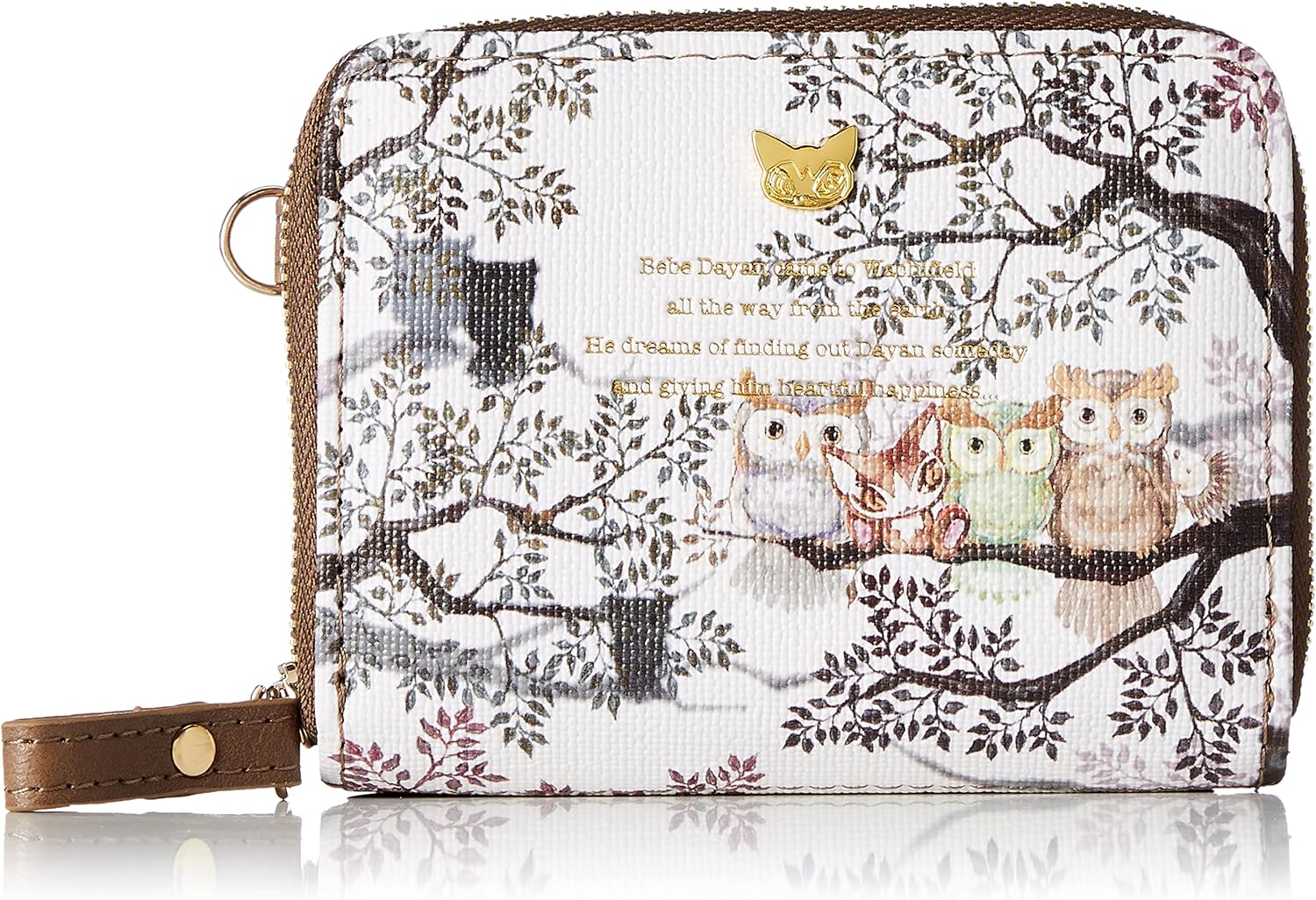 Amazon | [ベベダヤン] 小銭入れ ラウンドファスナー フクロウ BB5-0913 レディース グレー | Bebedayan(ベベダヤン ) | 小銭入れ