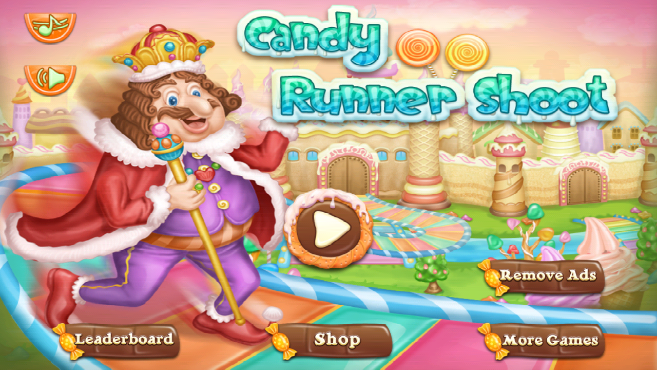 Candy Runner Shoot FREE - Addictive Running Game of King Cotton Candy ...