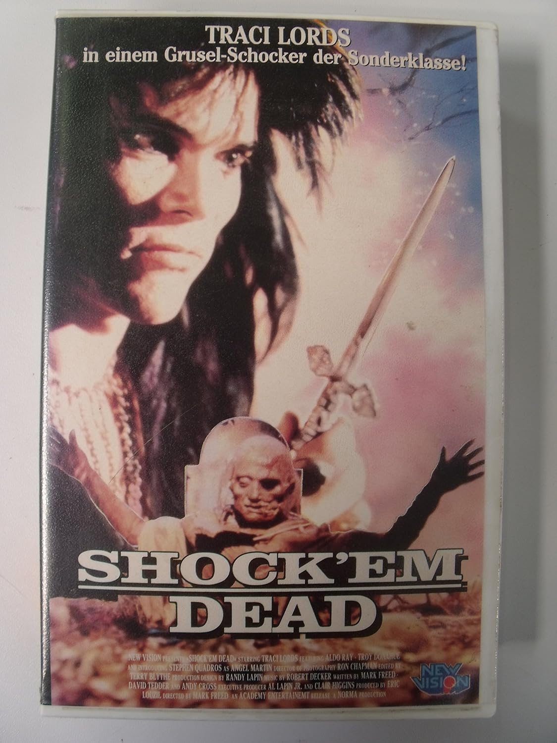 Shock 'Em Dead [VHS] : Traci Lords, Troy Donahue, Aldo Ray, Stephen ...