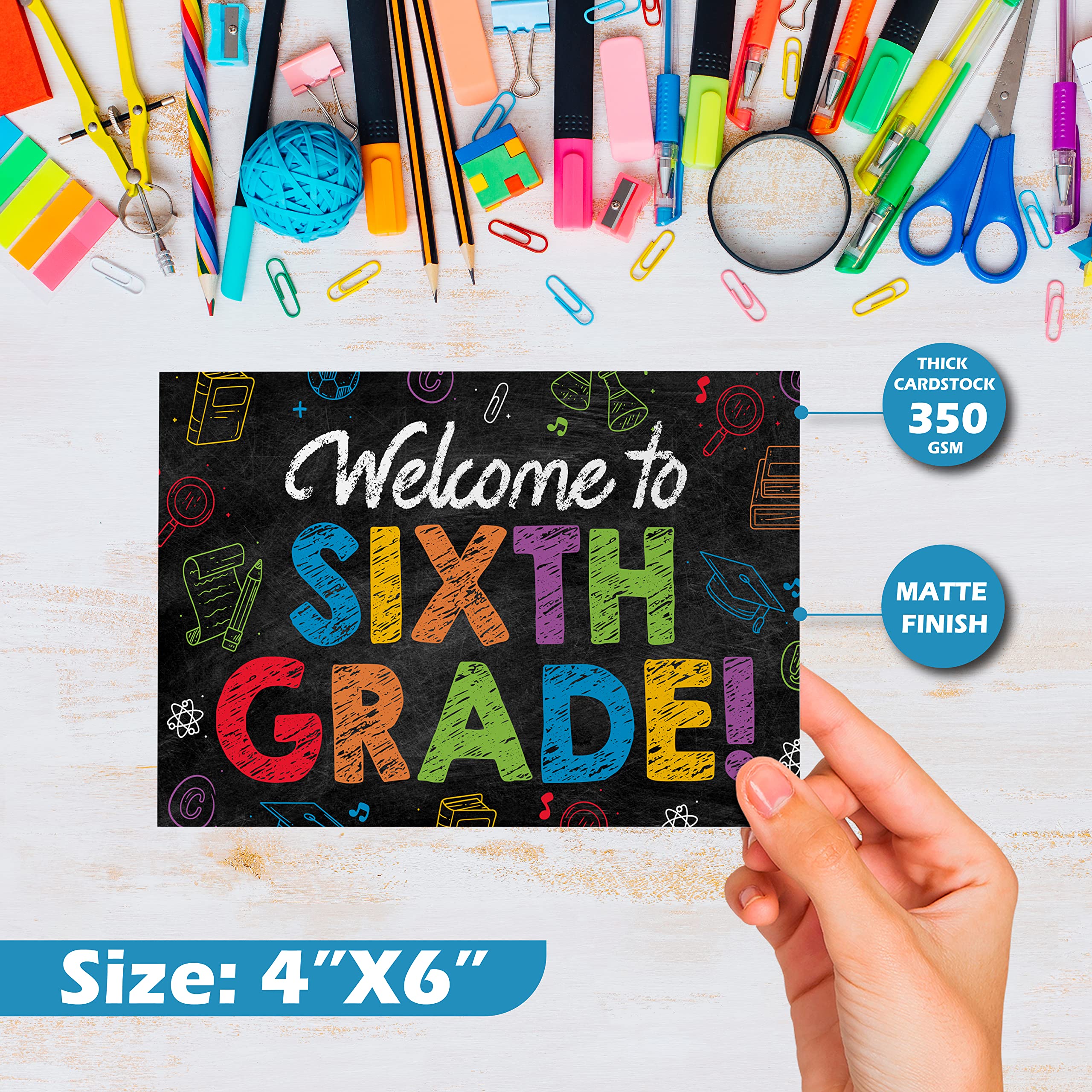 Welcome To 6th Grade Sign