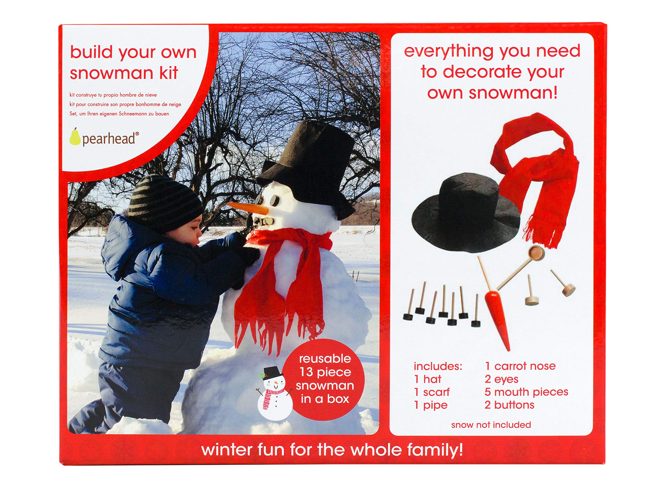 Snapklik.com : Build A Snowman Decorating Kit, A Great DIY Snow Day ...