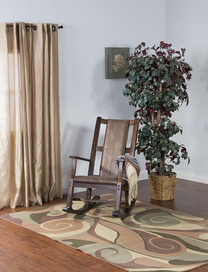Amazon.com: Sunny Designs Savannah Rocker with Cushion Seat and Back ...