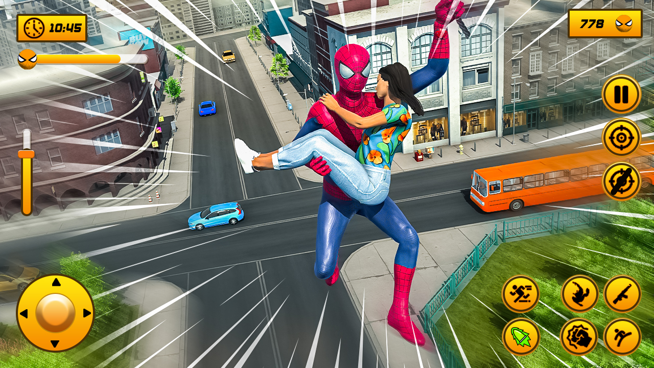 Super Miami Rope Spider Hero Open World Game: Real Flying Man Fight ...