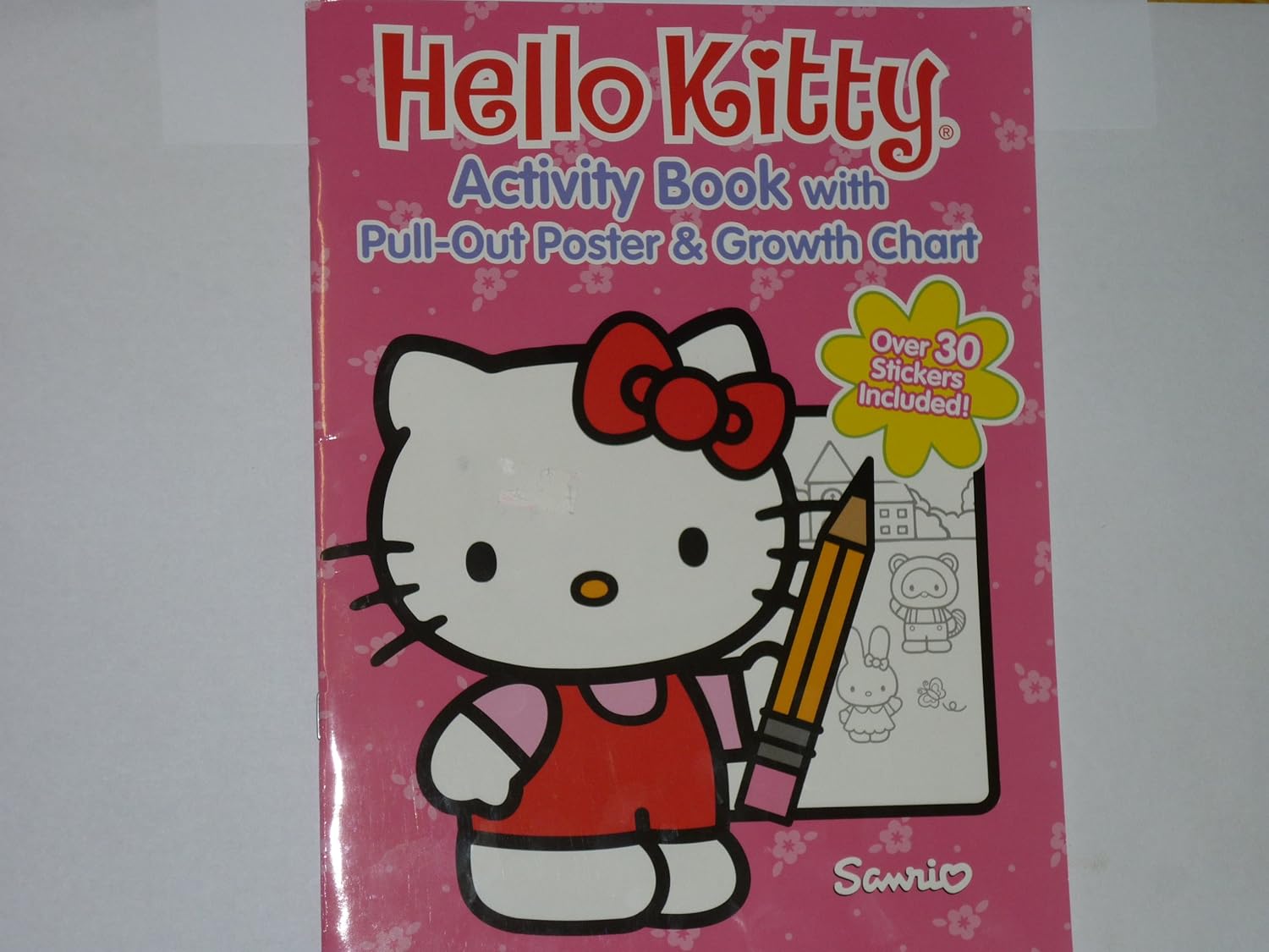 Hello Kitty Activity Book with Pull-Out Poster & Growth Chart: unknown ...